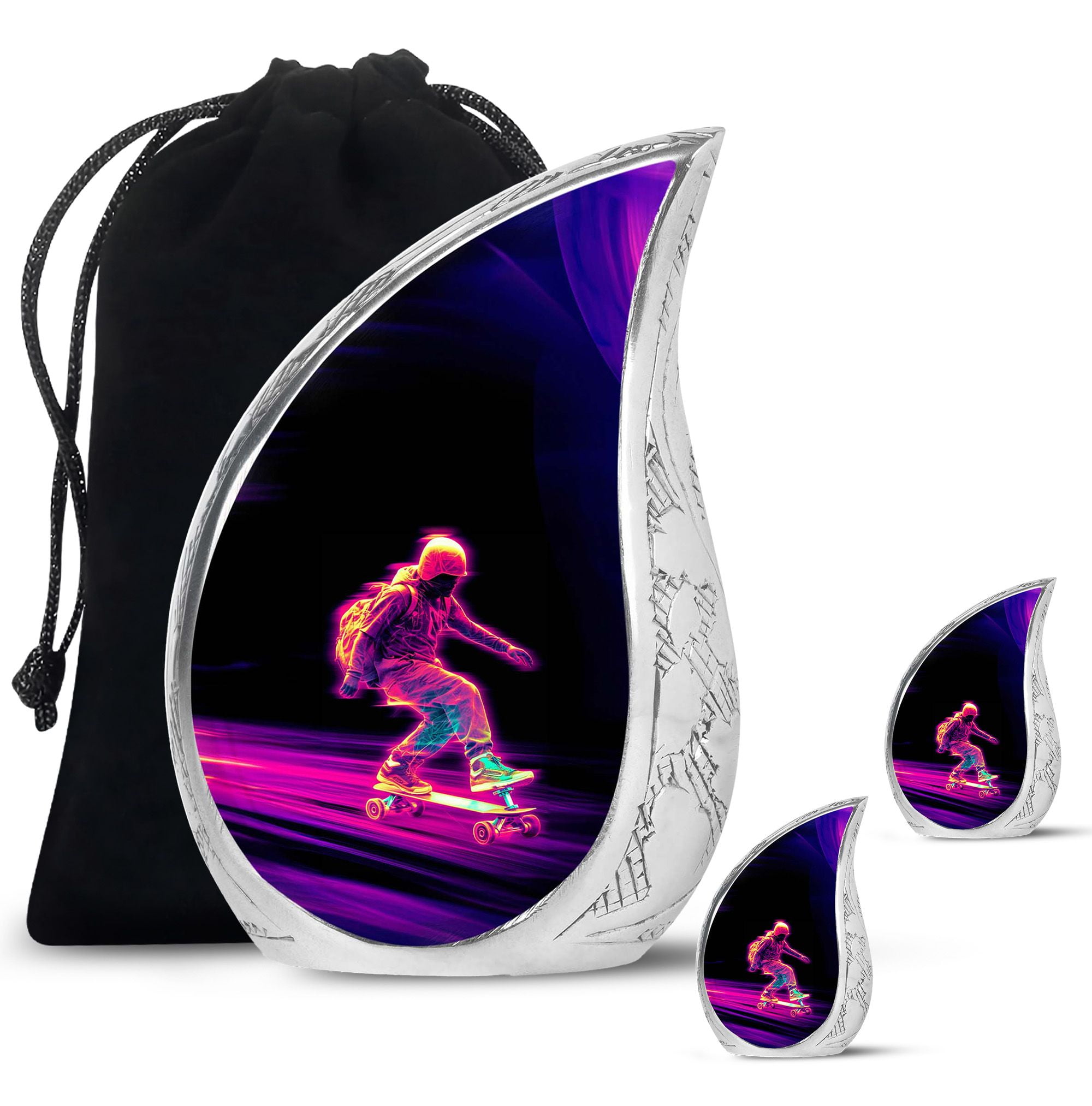 SUBSH Digital Drift Velocity - Cremation Urn For Adult Ashes - Small ...