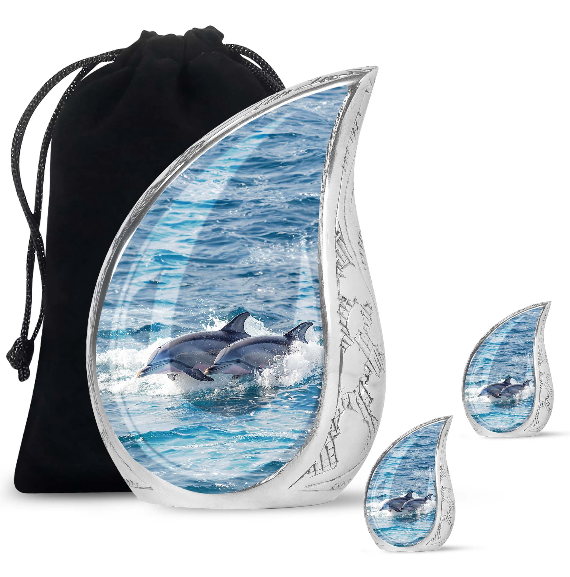 SUBSH Dolphin Duo Dynamics - Urns For Human Ashes Adult Male - Urns For ...