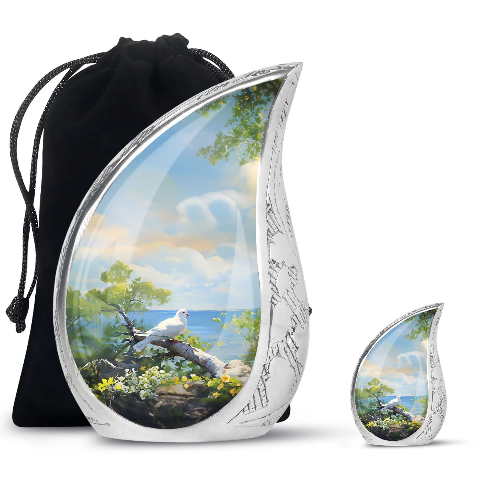 SUBSH Dove Bird - Urns For Human Ashes Adult Male Dad - Urn For Mom ...