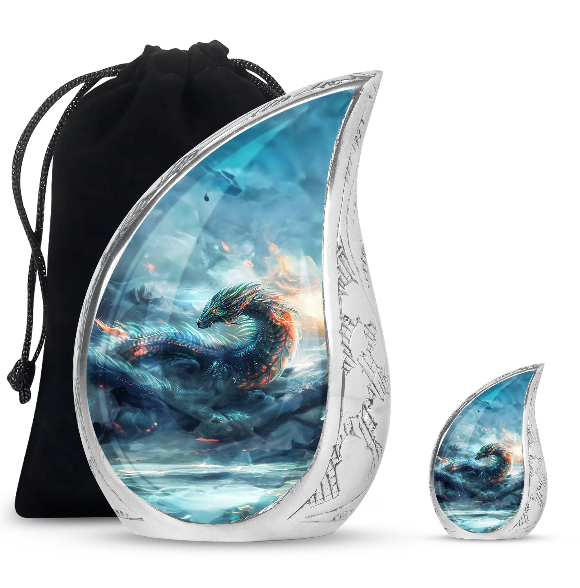 SUBSH Dragon Cremation Urns - Burial Urns - Small Ashes Keepsake - Urn ...