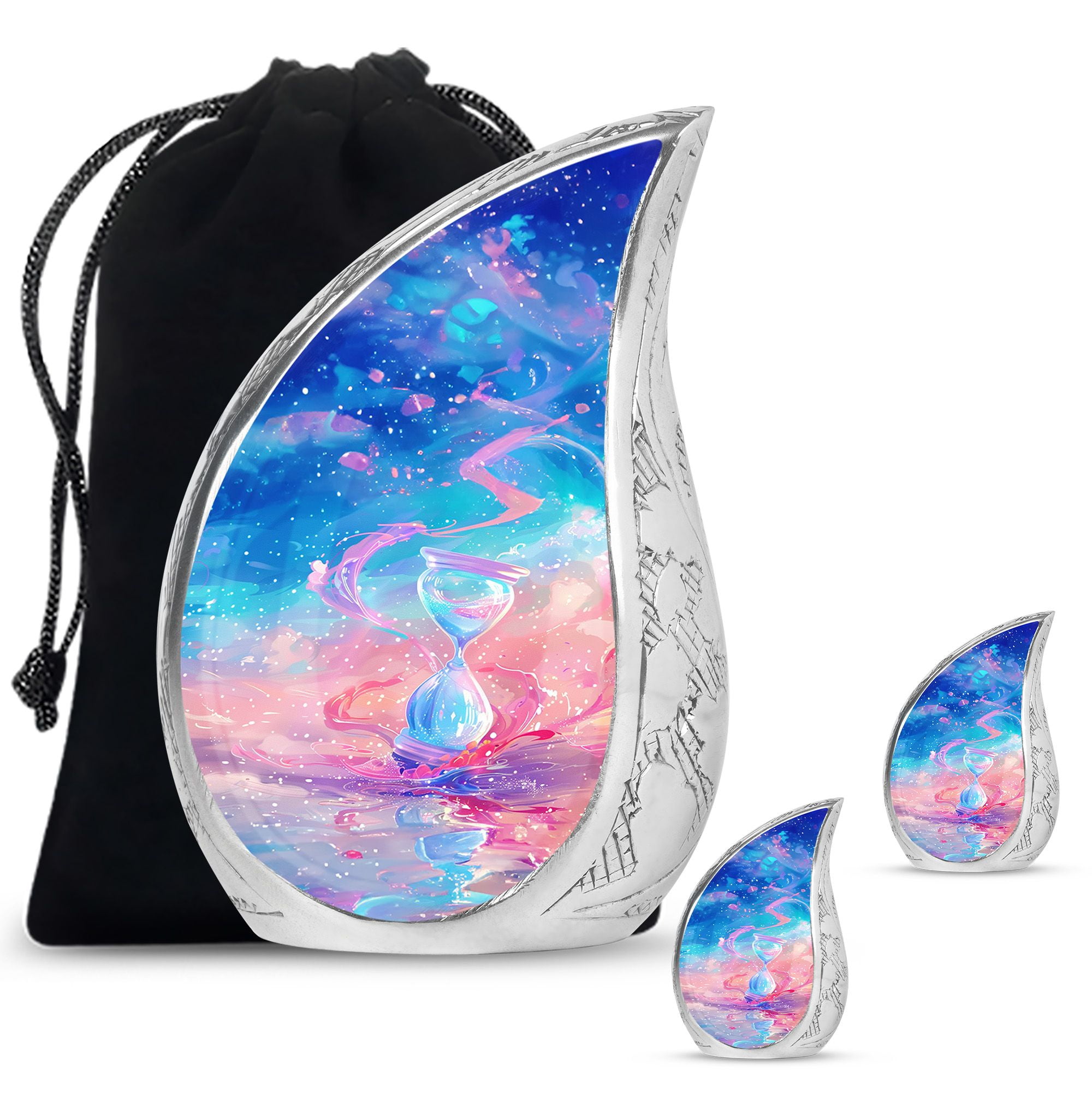 SUBSH Dreamscape Hourglass Vortex Of Time - Cremation Urn Human Ashes ...