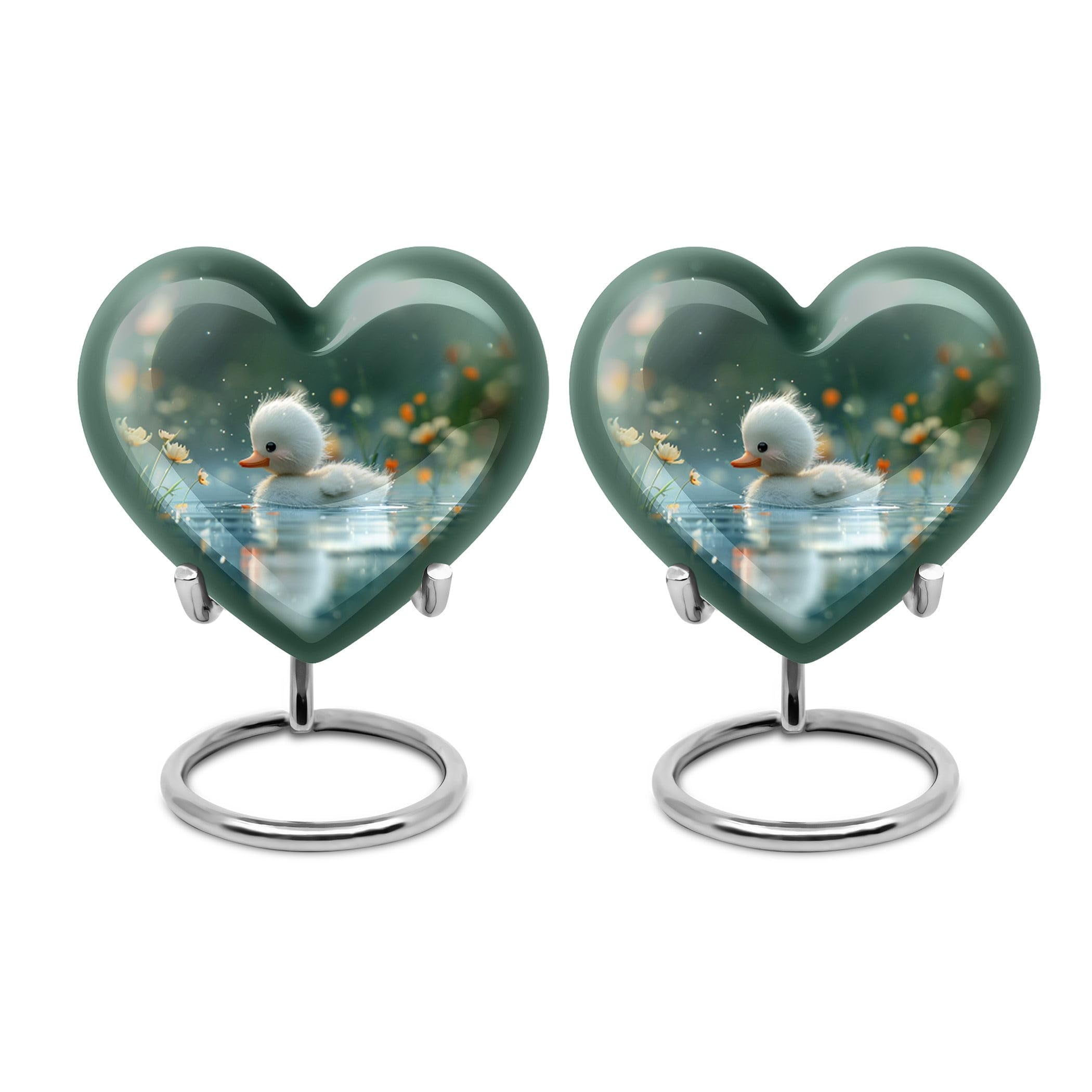 SUBSH Duck Urn for Ashes - Heart Urns for Ashes - Funeral Urns for ...