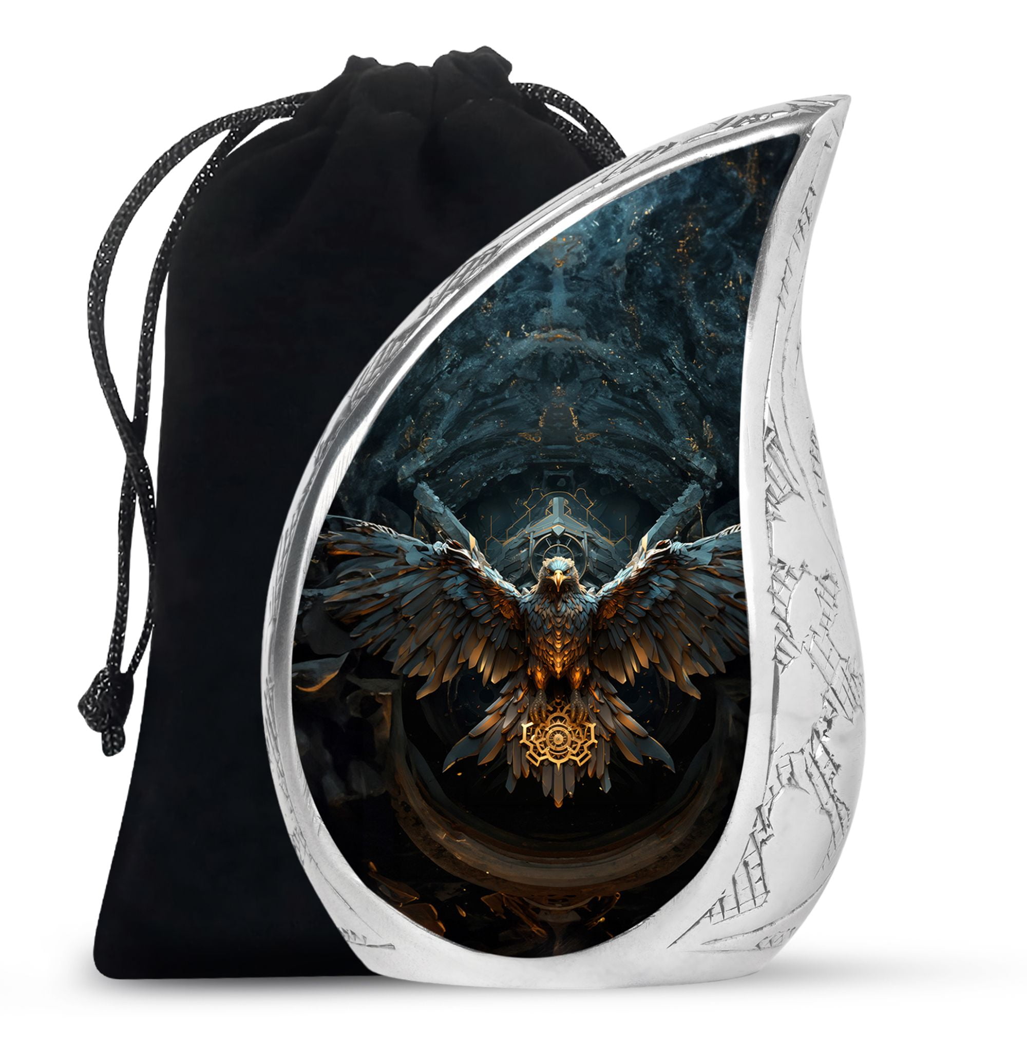 SUBSH Eagle Guarding The Soul Gate - Cremation Urn Human Ashes - Urns ...