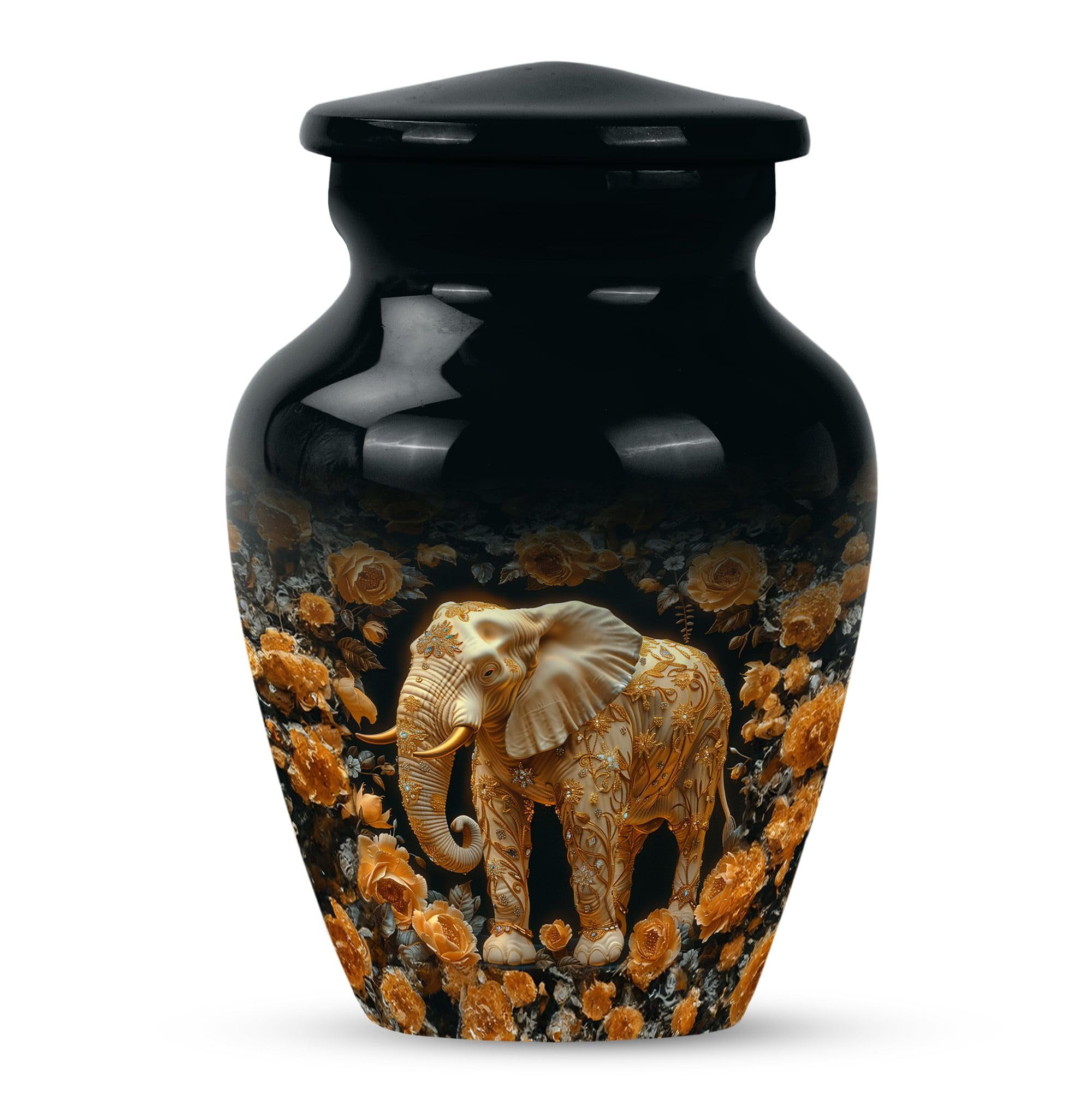 SUBSH Elephant Urn for Ashes - Mini Urns for Ashes - Urns for Ashes ...