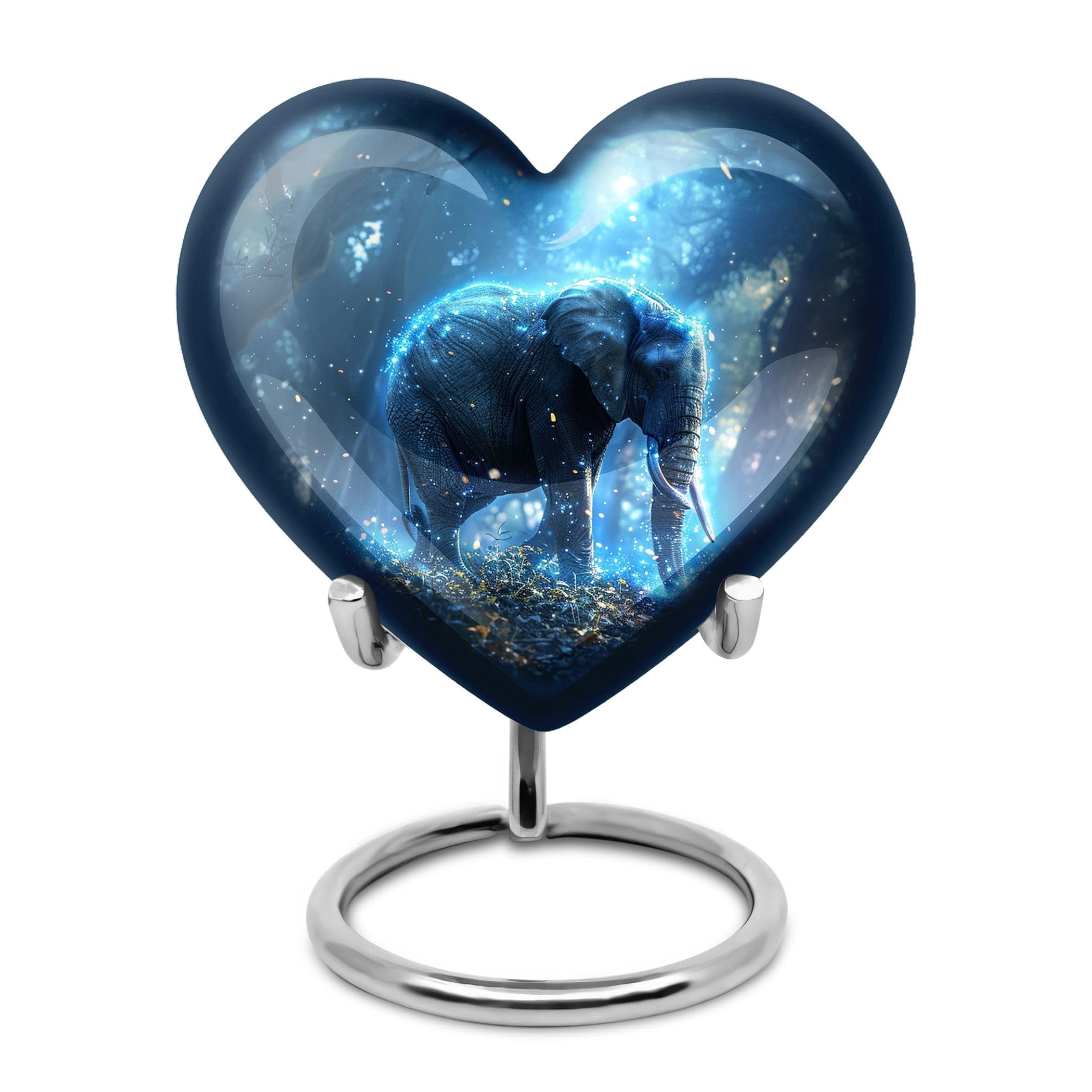 SUBSH Elephant Urn for Ashes - Small Urn with Stand - Ash Holders for ...