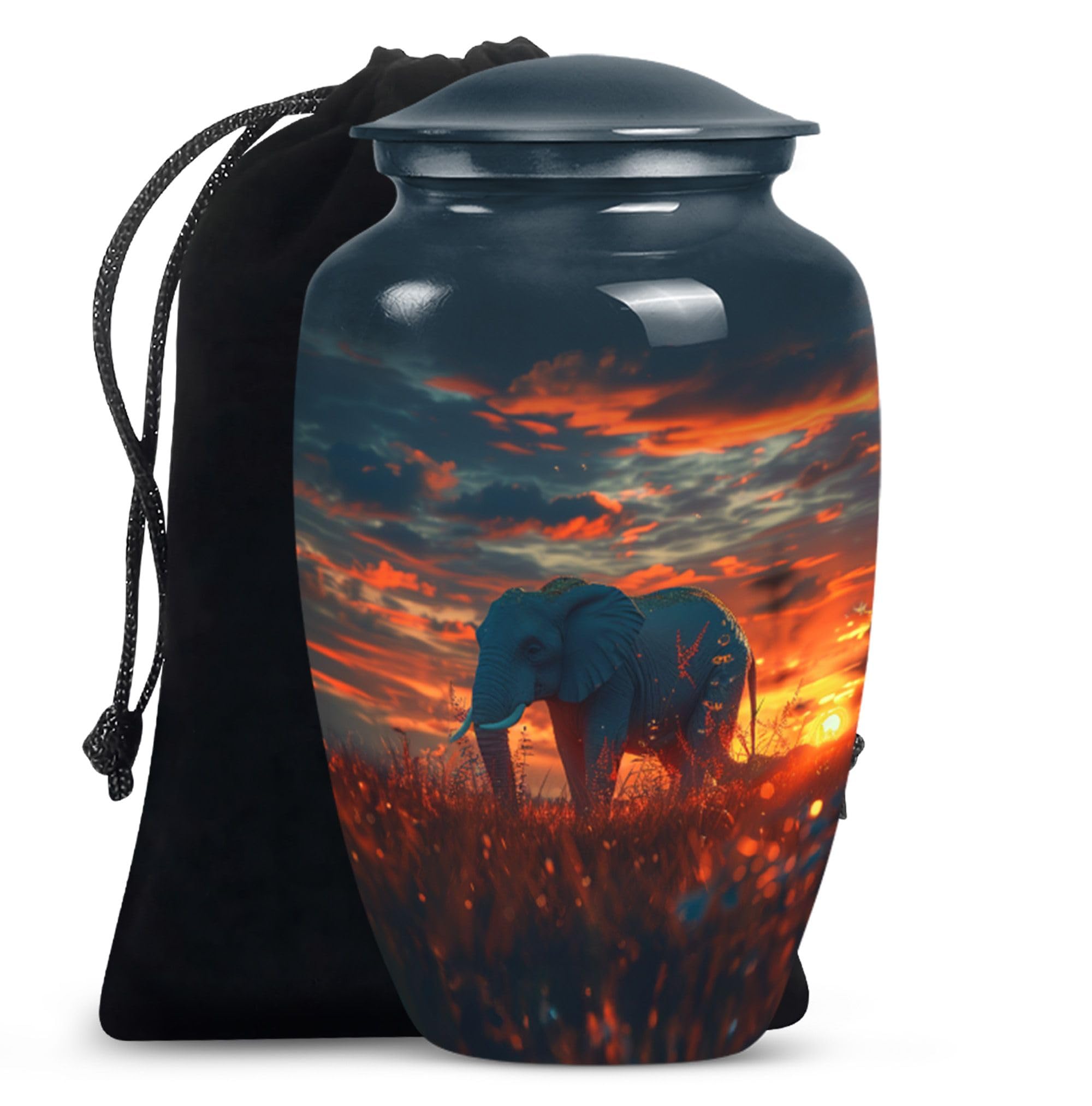 SUBSH Elephant Urn - Urns for Burial - Memorial Urn - Cremation Urns ...
