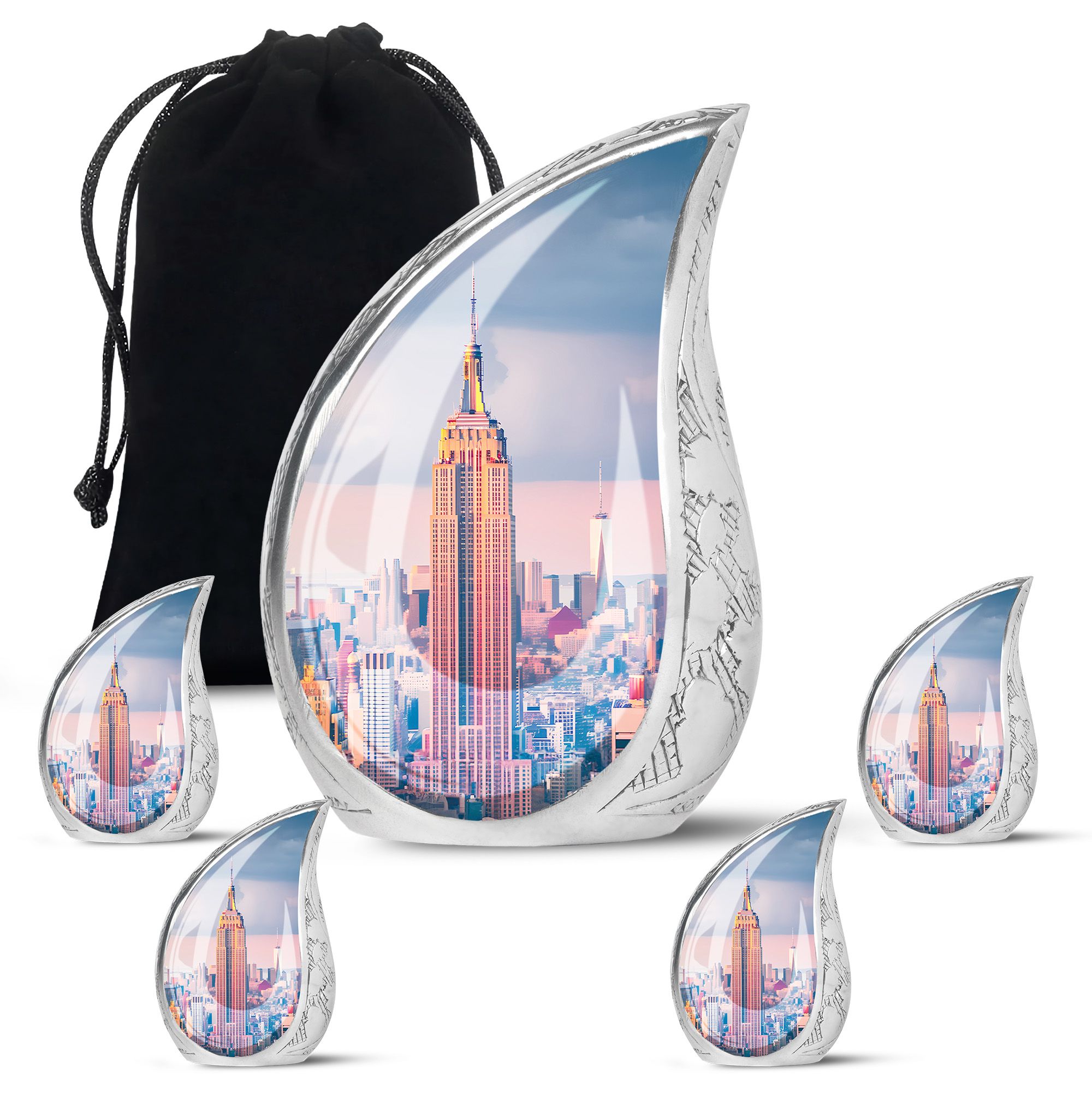 SUBSH Empire State Building Rainbow - Cremation Keepsakes - Funeral ...