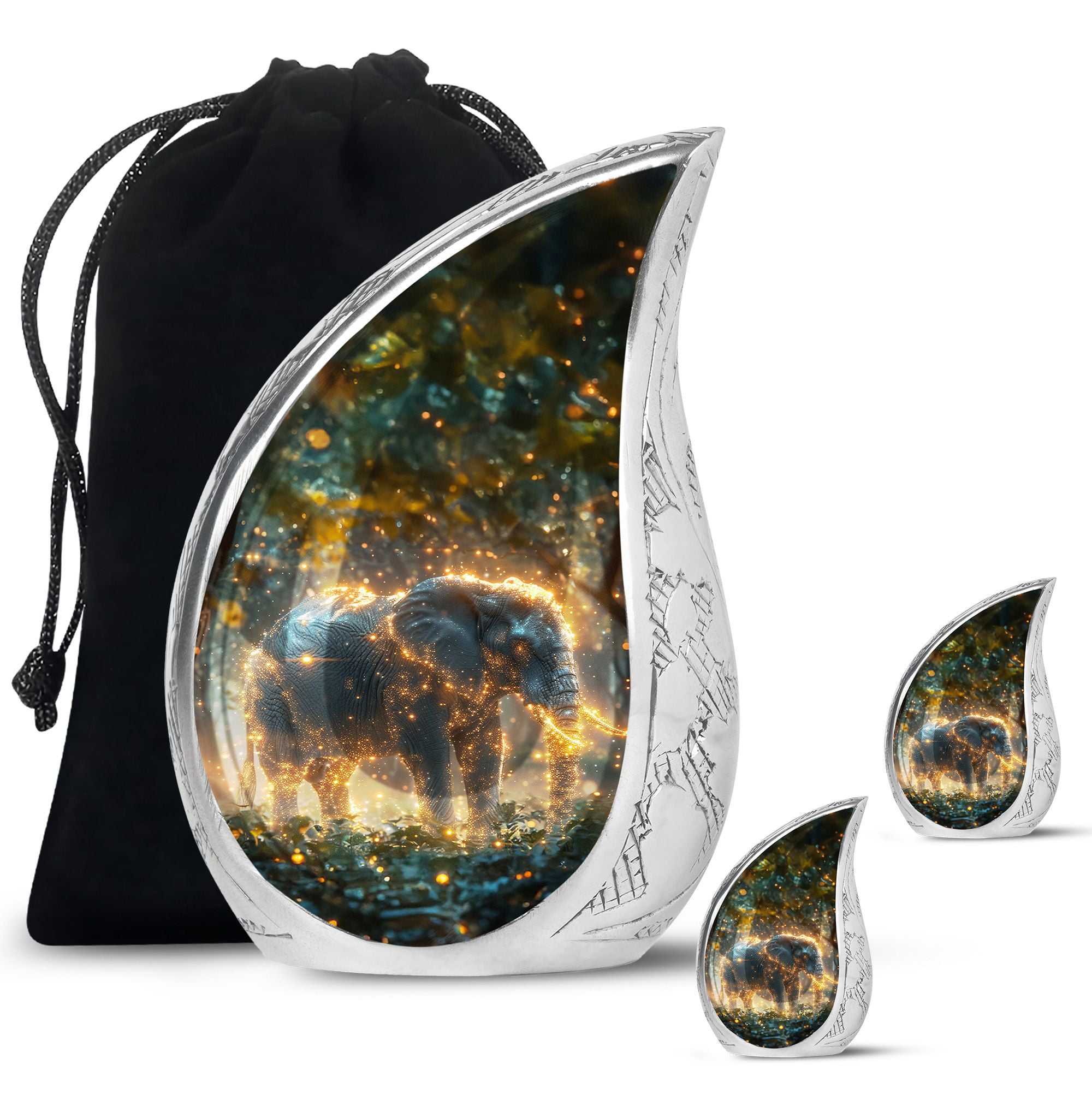 SUBSH Enchanted Forest Behemoth - Burial Urn For Adult Human Ashes ...