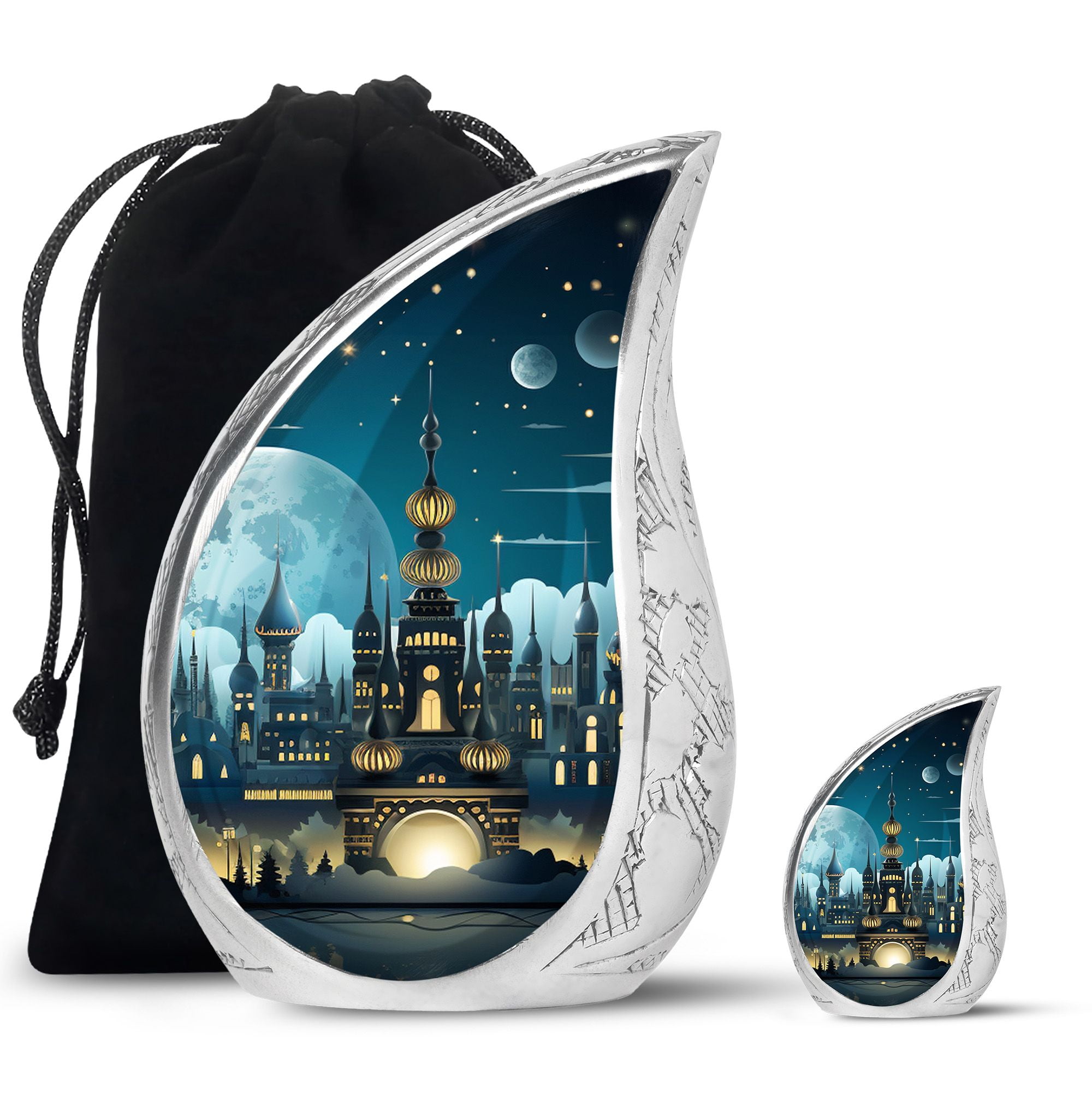 SUBSH Enchanted Moonlit Palace - Urn For Human Ashes - Urn For Mom ...