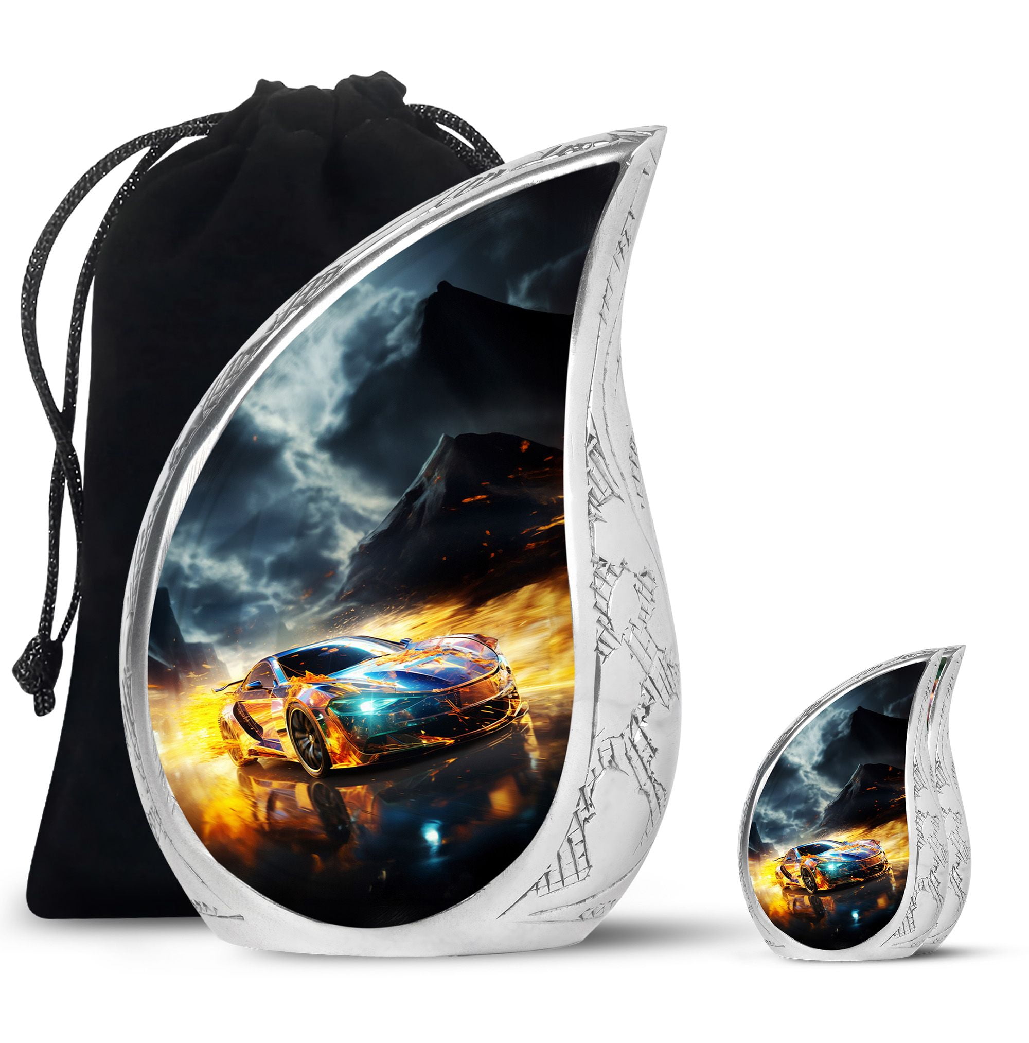 SUBSH Explosive Supercar Chase Scene - Cremation Urns For Burial - Urns ...