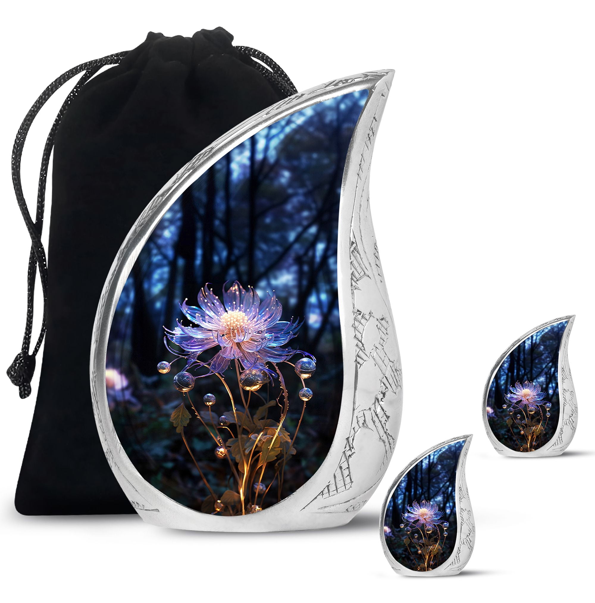SUBSH Fantasy Lilly - Urns For Human Ashes Adult - Urns For Men Ashes ...