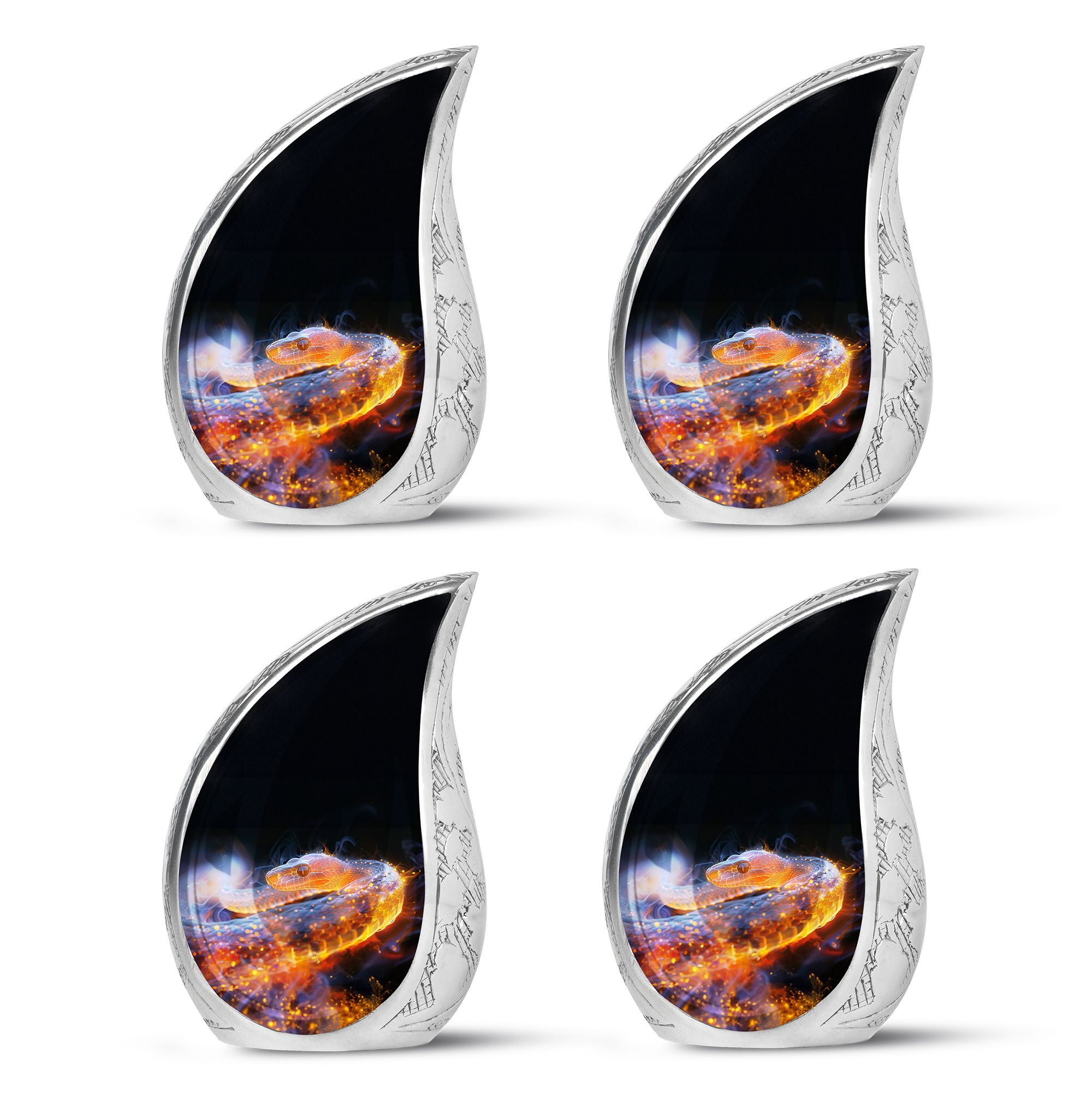 SUBSH Fiery Serpent Fantasy - Cremation Urn Human Ashes - Urn For Adult ...
