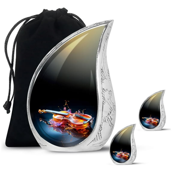 SUBSH Fiery Violin Melody - Urn For Ashes For Women - Urns For Adult ...