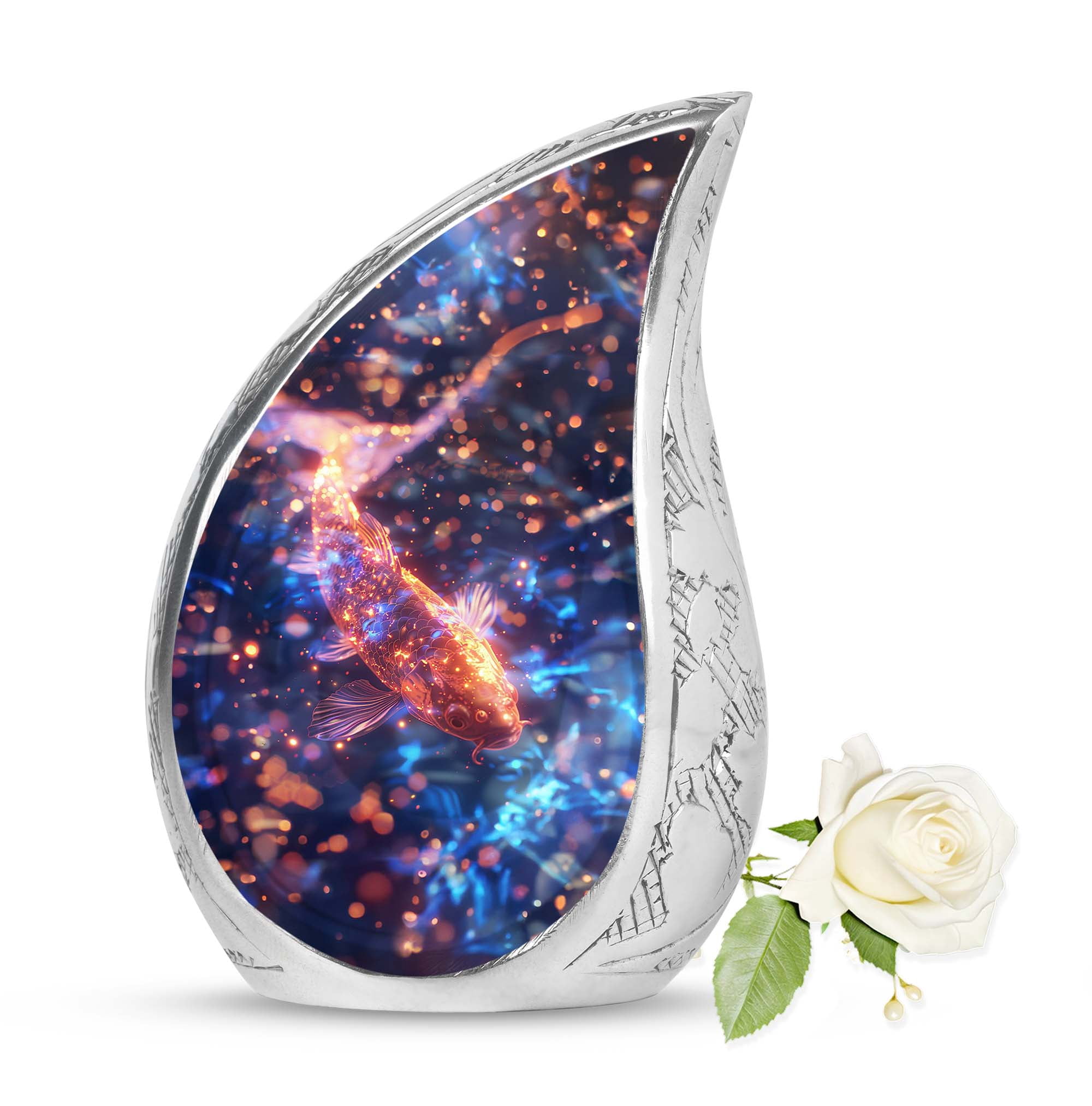 SUBSH Fish Cremation Urn Human - Urn For Ashes Adult - Urn For Mom ...