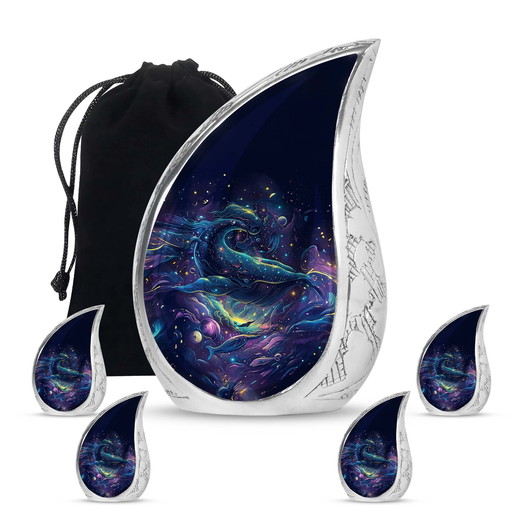 SUBSH Fish Urn For Ashes - Urn For Adult Female Ashes - Adult Cremation ...