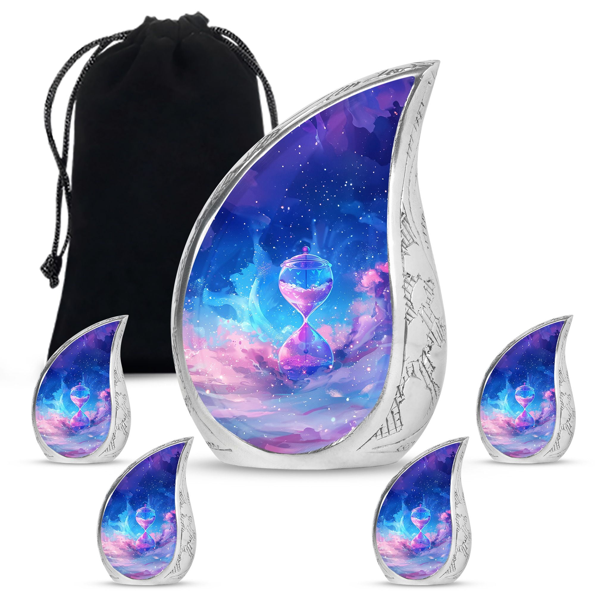 SUBSH Galactic Sands In The Hourglass Nebula - Cremation Urn - Urn For Ashes For Women Small ...