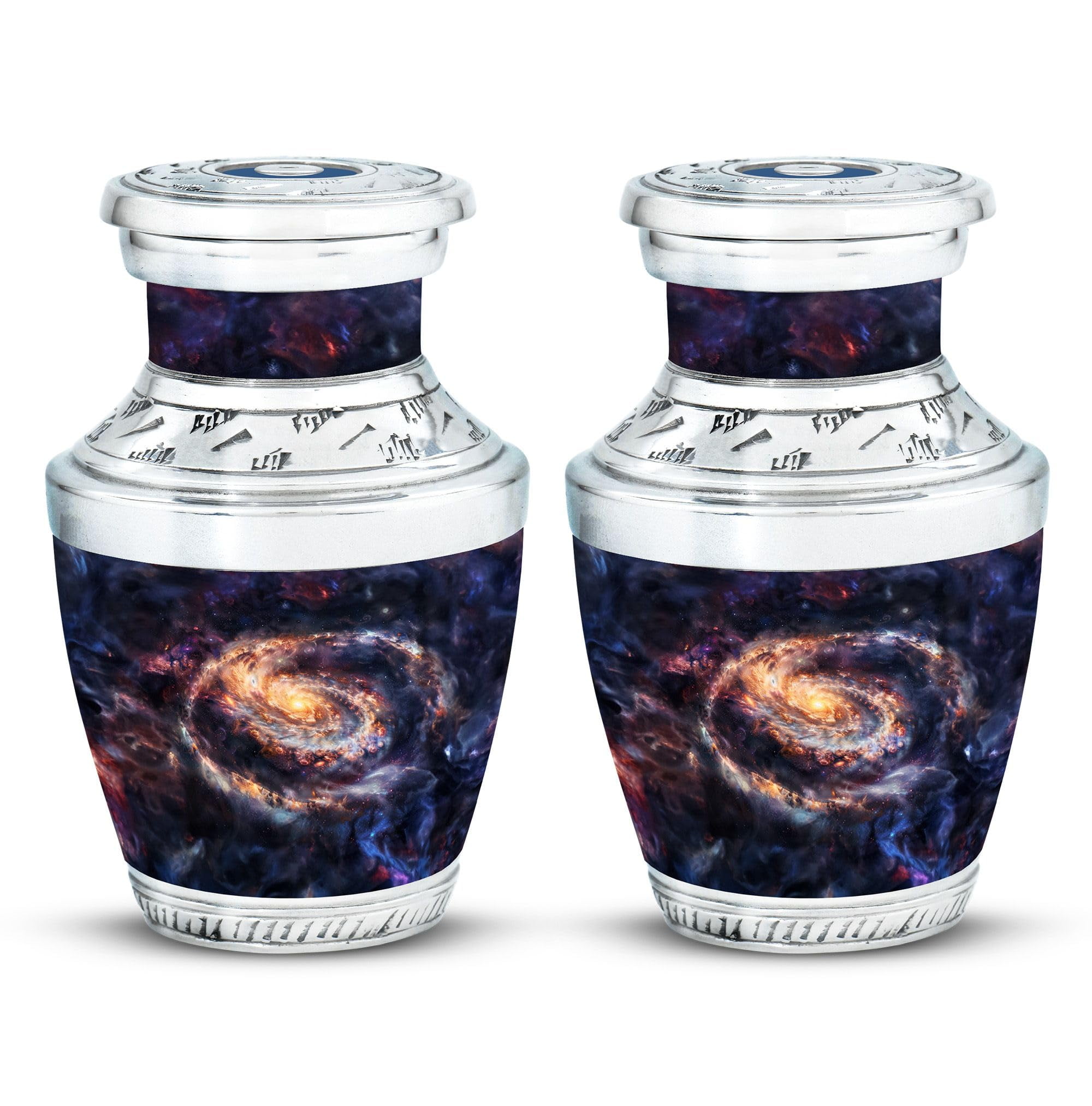 Keepsake Urn For Mother Or Grandmother Star Galaxy Small Urn For Ashes ...