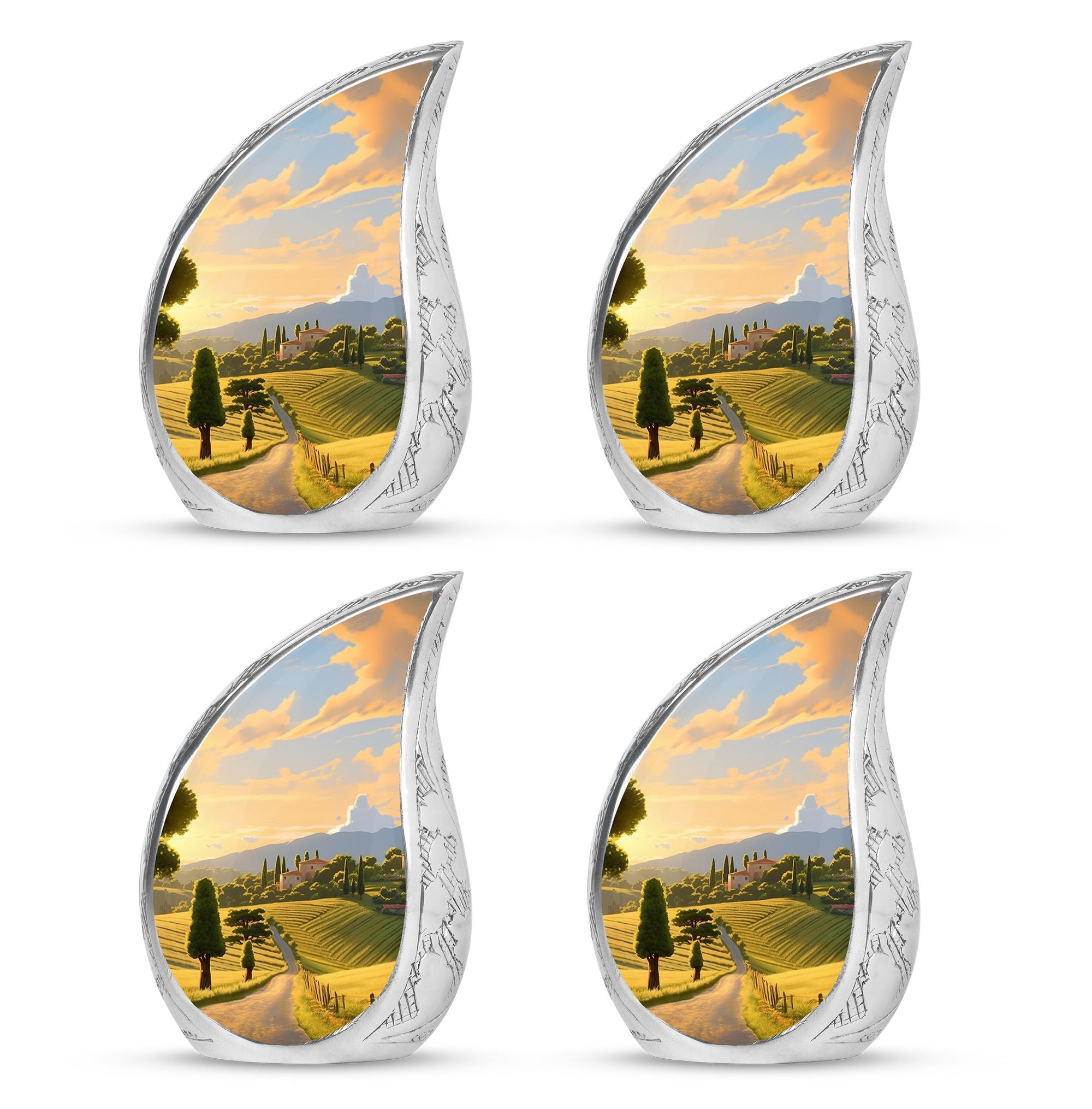 SUBSH Golden Hour Over Tuscan Hills - Urns For Human Ashes Adult - Urns ...