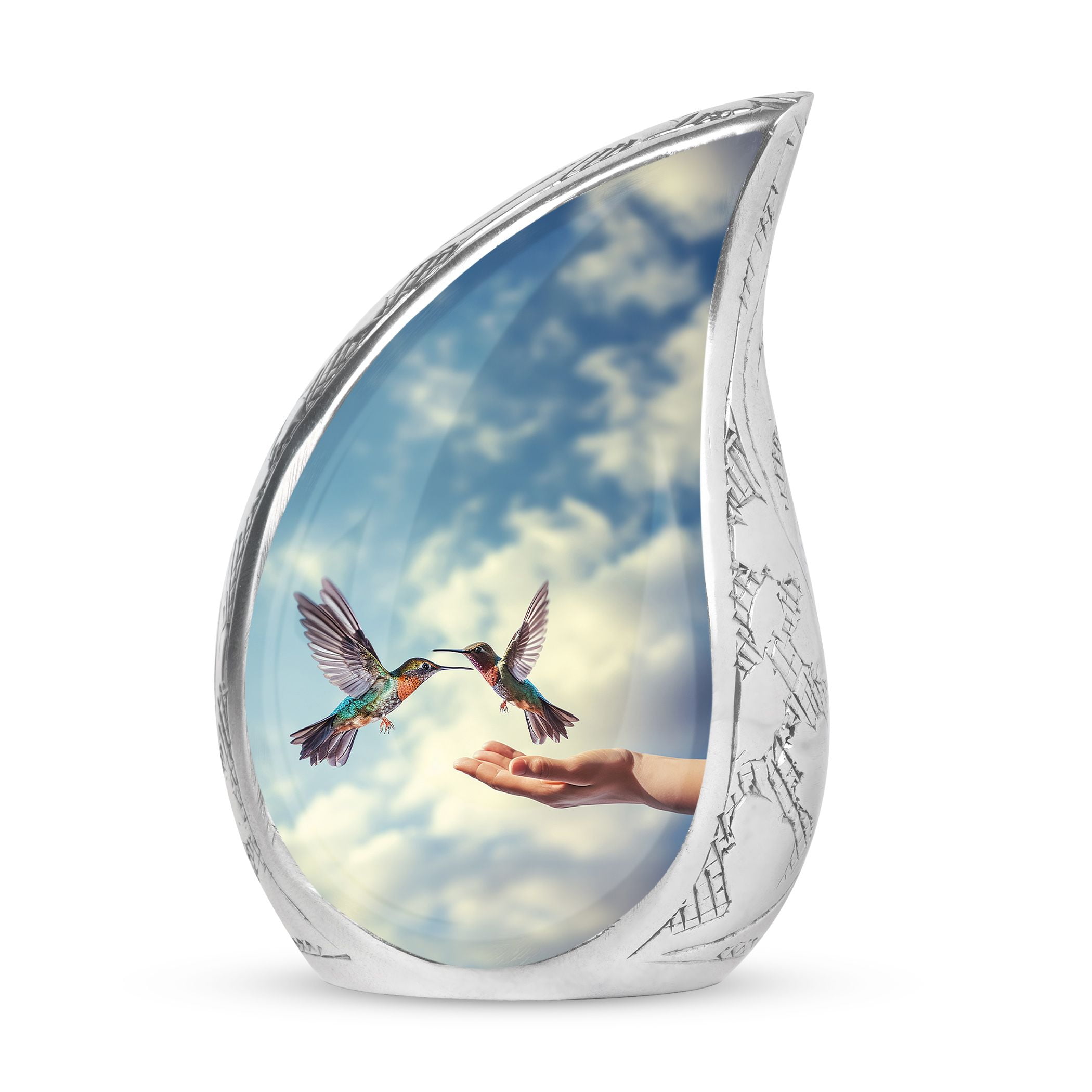 SUBSH Humming Birds Flying From Hand - Cremation Urns For Men - Urn For ...