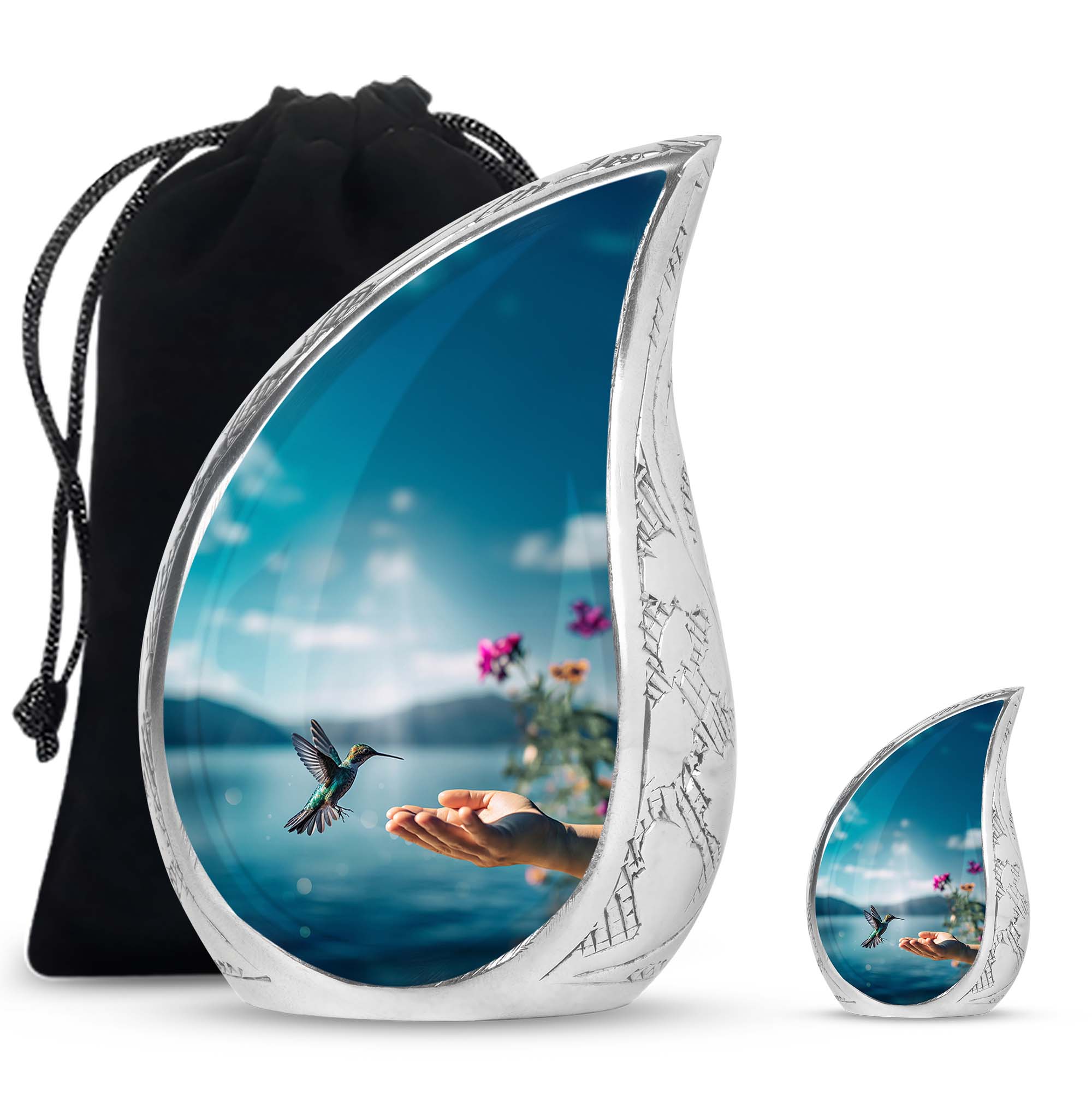 SUBSH Humming Birds Flying From Hand - Urns For Human Ashes Adult ...