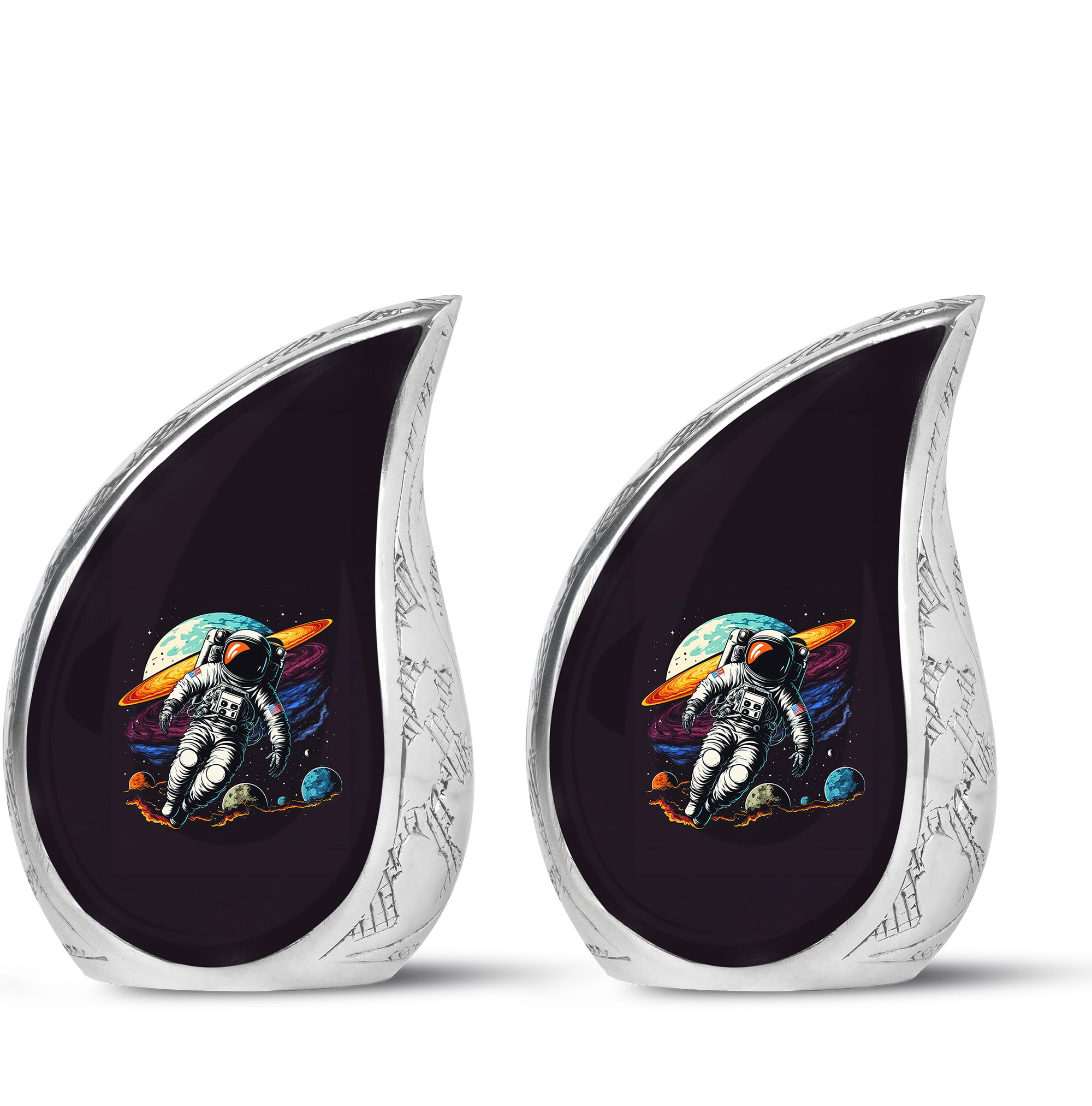 SUBSH Illustration Drawing Astronaut Space - Cremation Urn Human ...