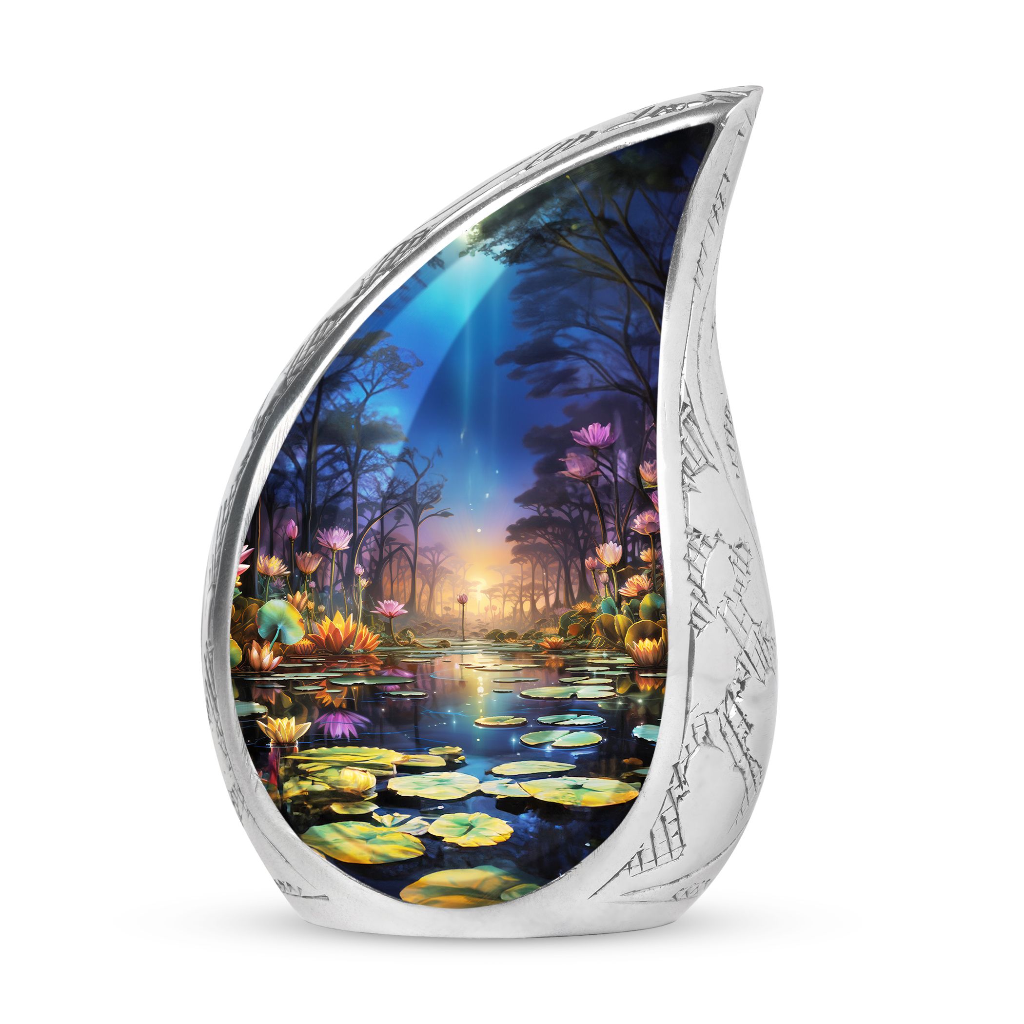 SUBSH Lotus Flowers With A Light On It - Funeral Urns - Urn For Ashes ...