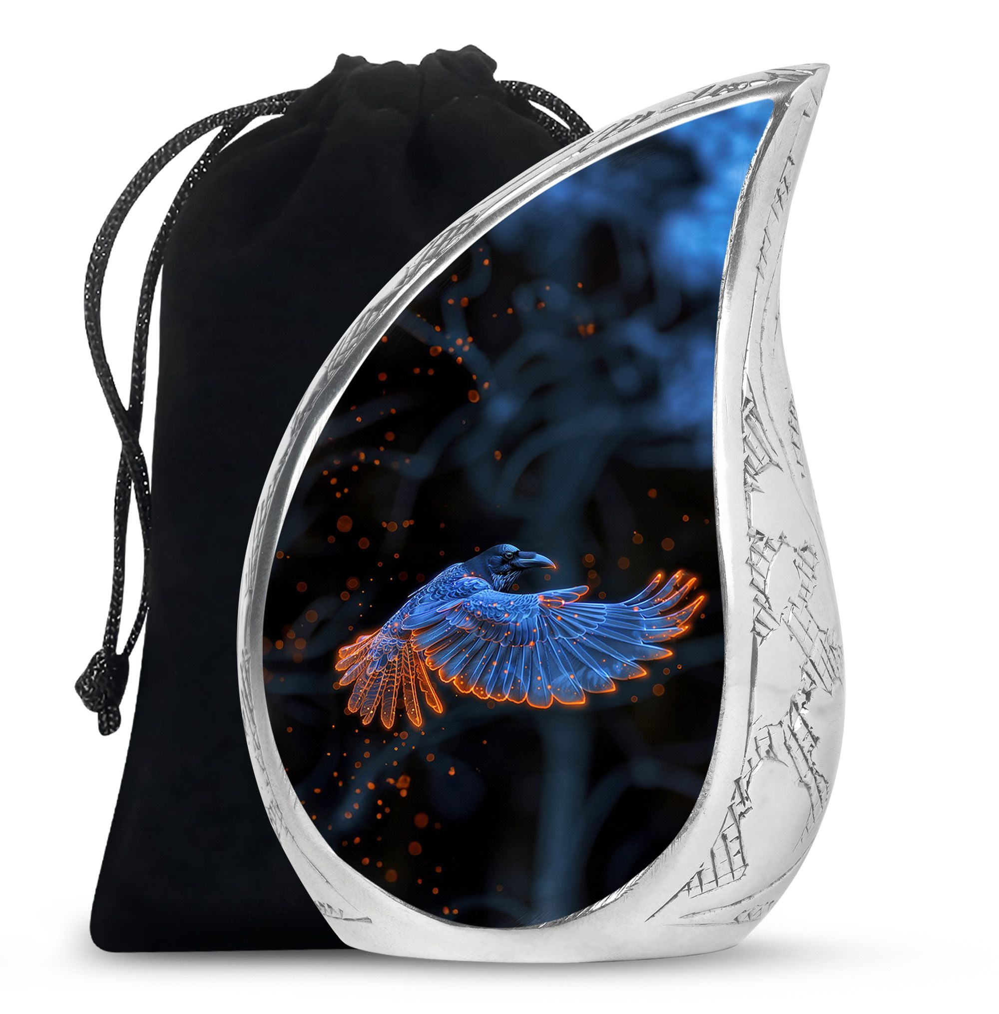 SUBSH The Luminous Flight Of The Midnight Raven - Cremation Urns For ...