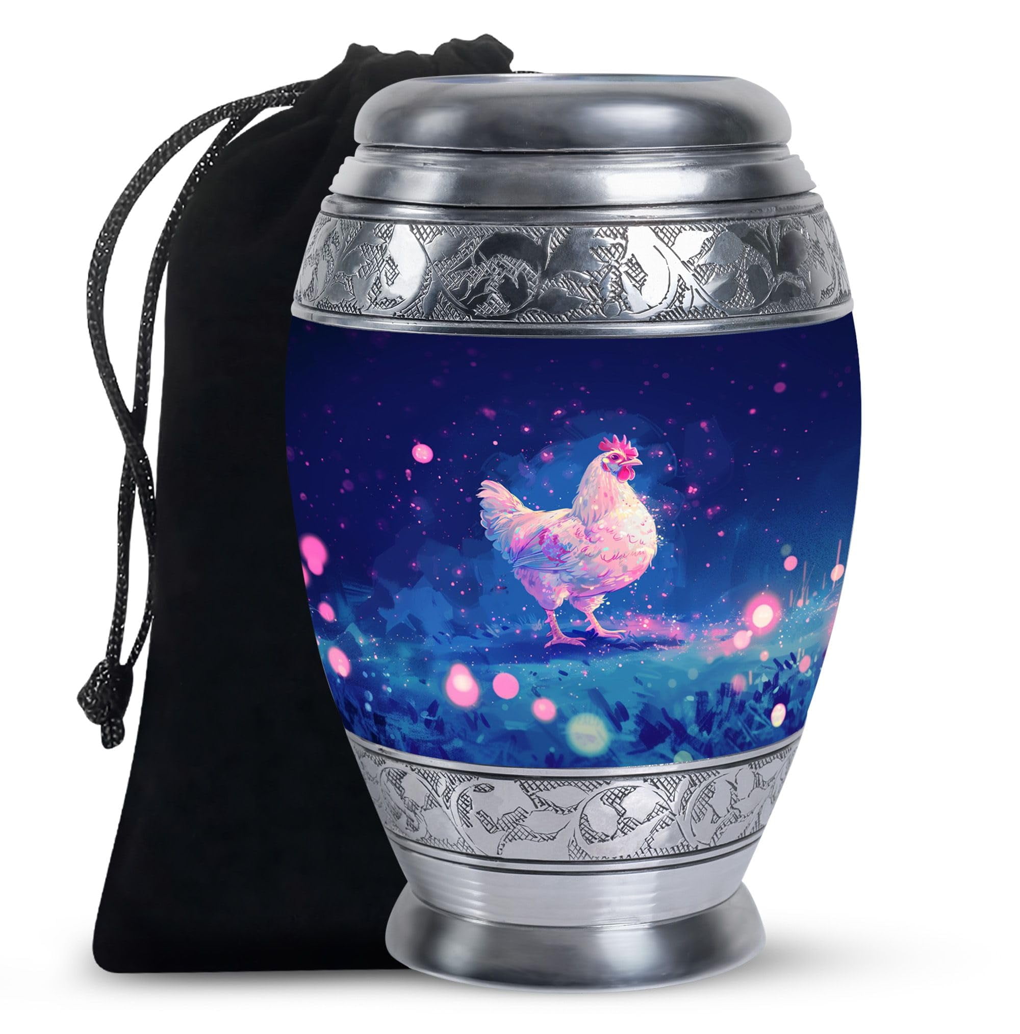 SUBSH Magical Chicken Cosmos - Large Urn for Human Ashes - Companion ...