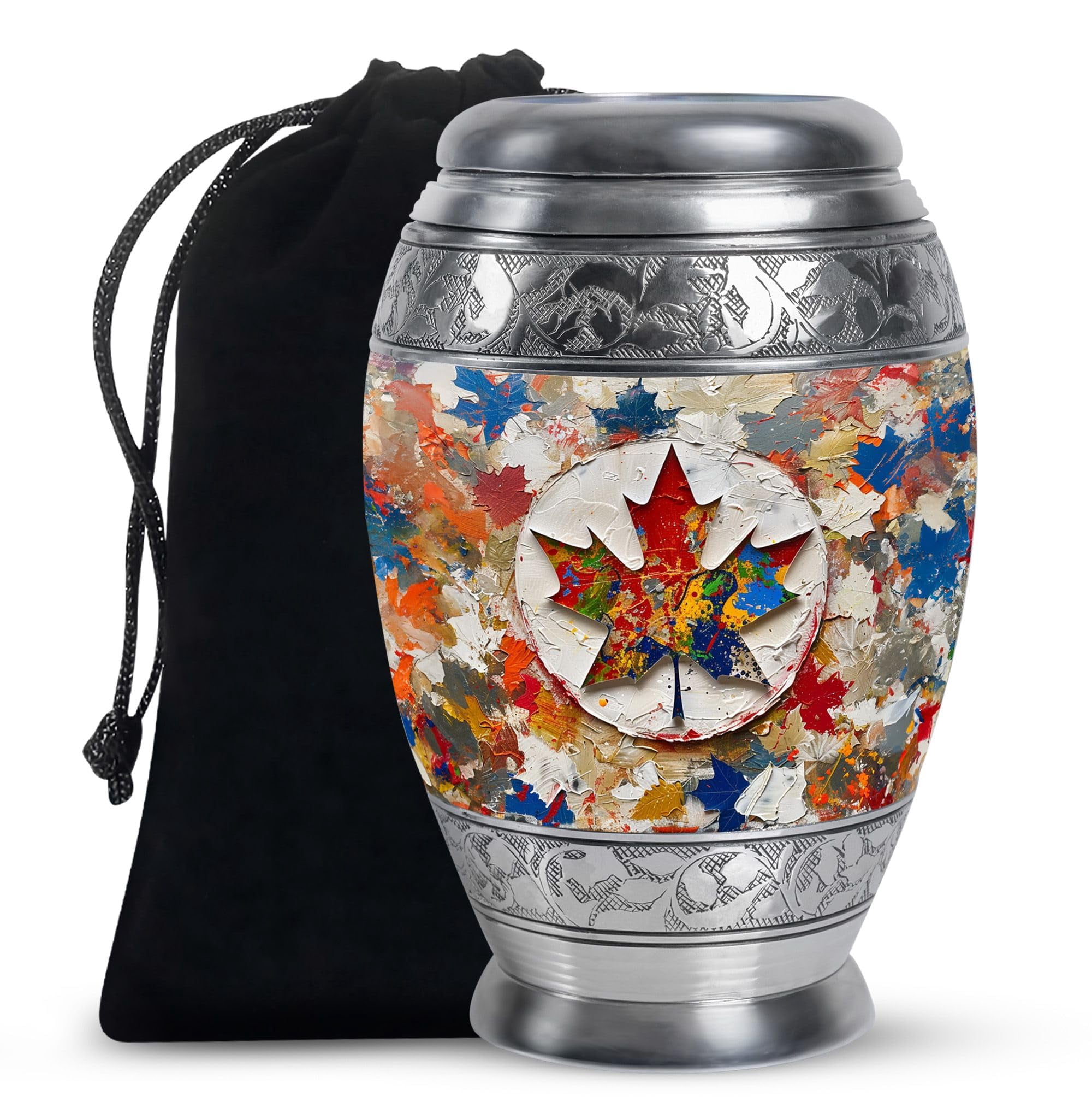SUBSH Mapple Leaf Urn - Urns for Ashes Adult Male - Funeral Urns for ...