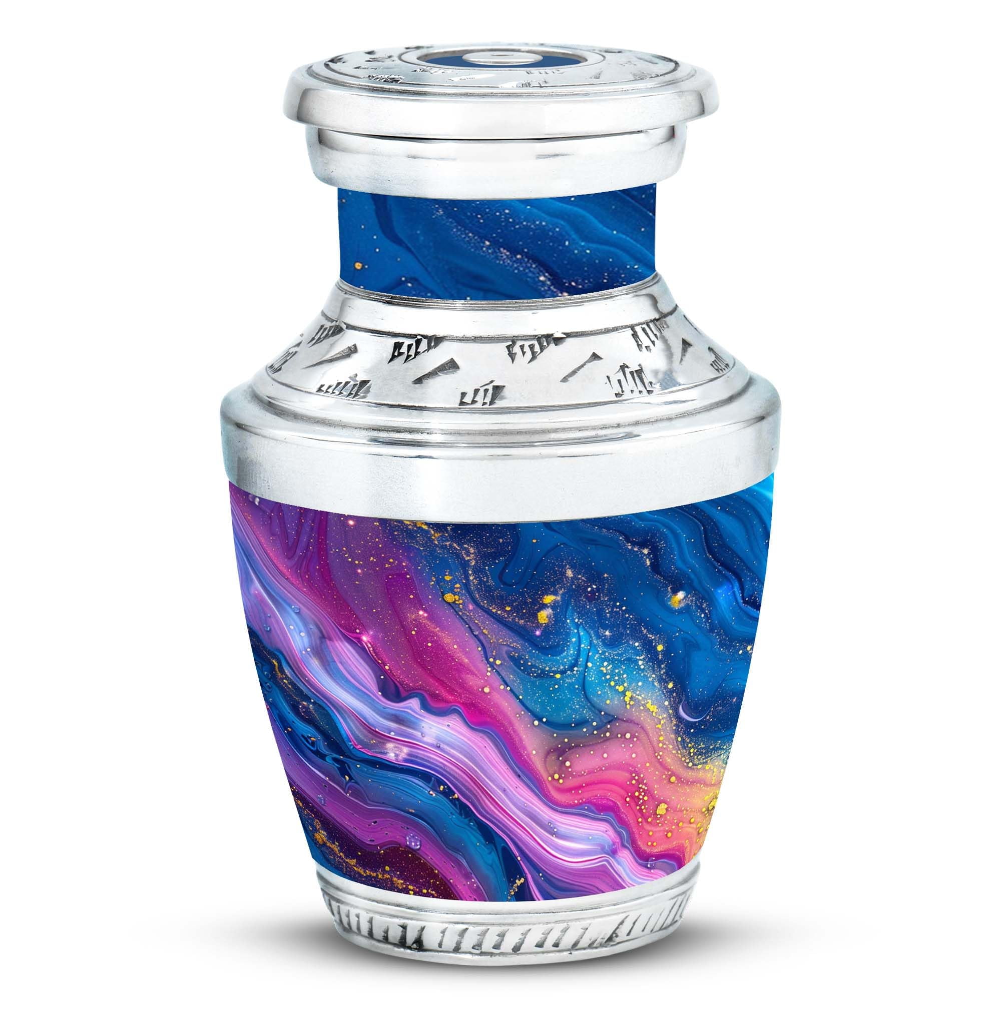 SUBSH Marble Design Metal Urn - Marble Urn for Human Ashes - Containers ...