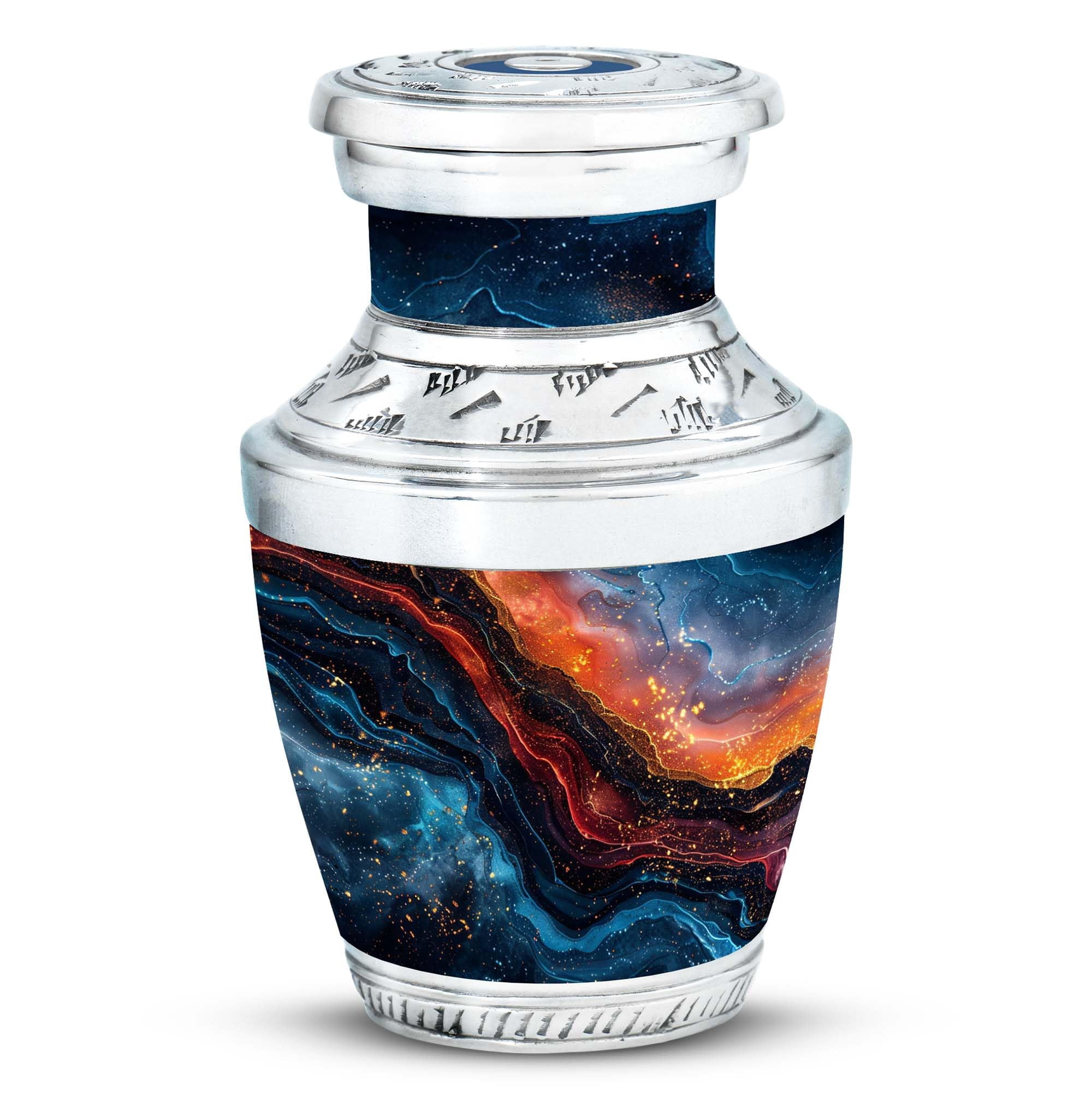 SUBSH Marble Design Metal Urn - Marble Urn for Human Ashes - Containers ...