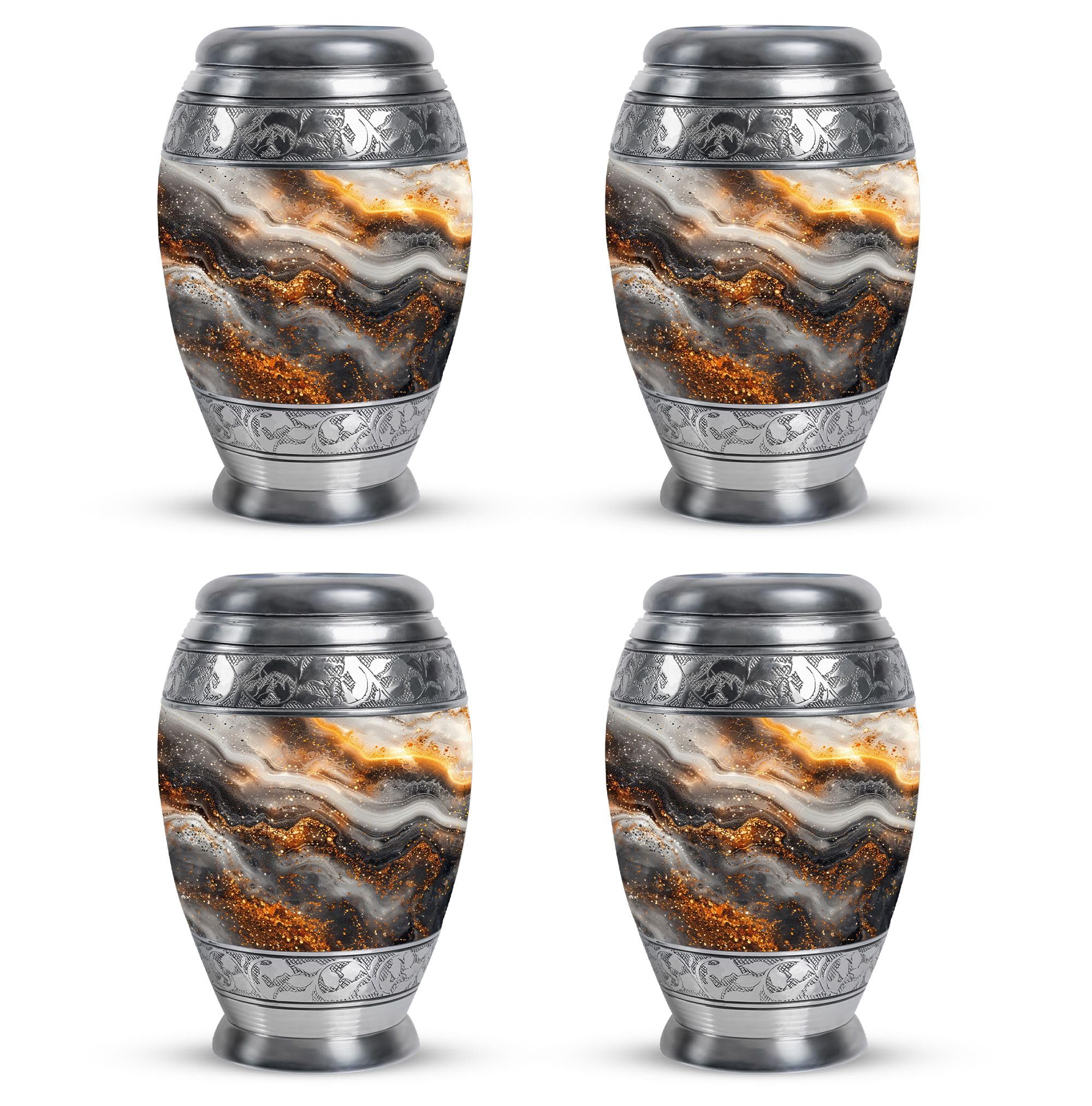 SUBSH Marble Design Metal Urn - Marble Urn for Ashes - Urns for Ashes ...