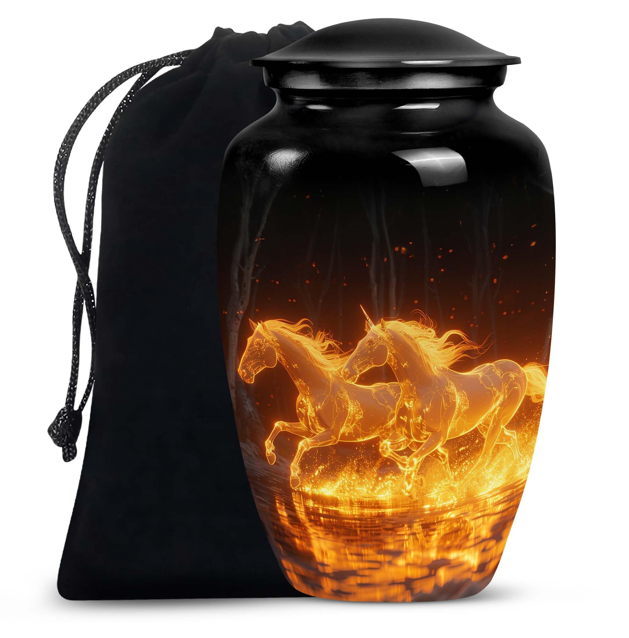 SUBSH Medium Urns for Human Ashes - Mosaic Urns for Human Ashes Adult ...