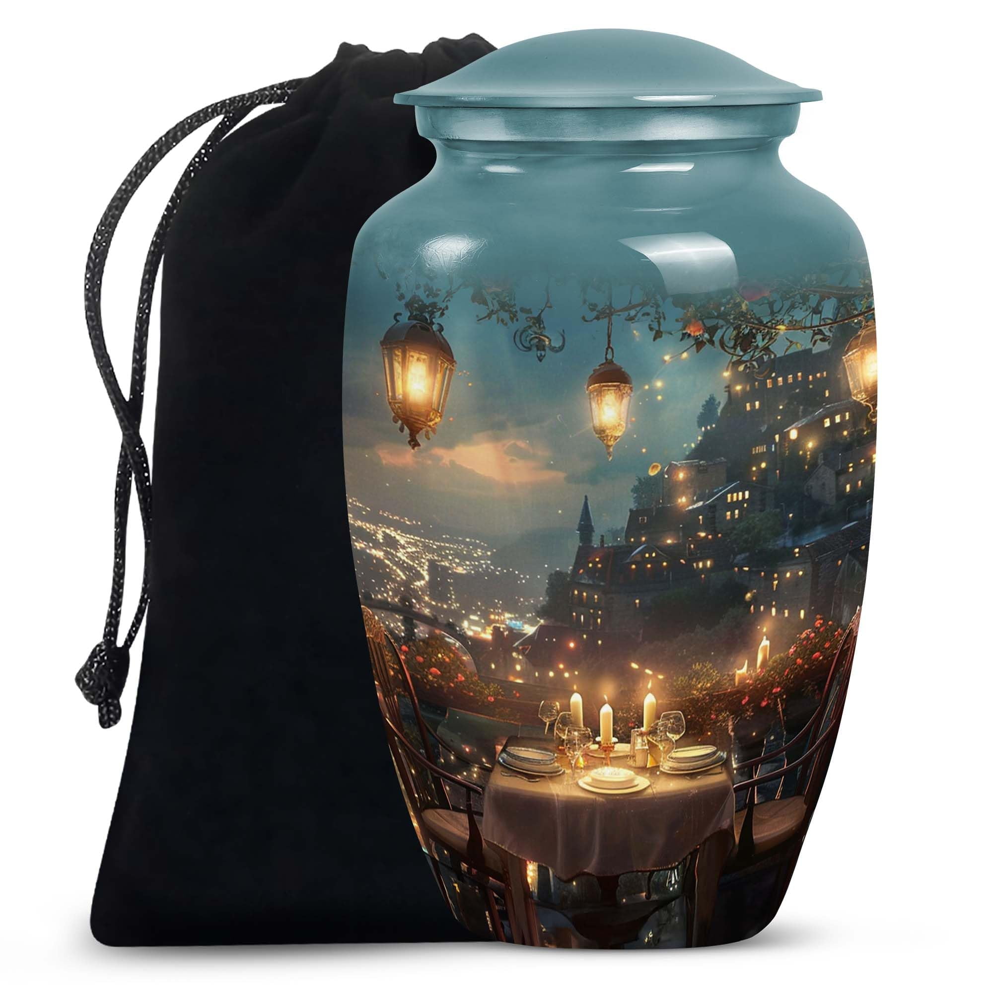 SUBSH Memorial Urn - Funeral Urns - Burial Urns for Human Ashes Adult ...