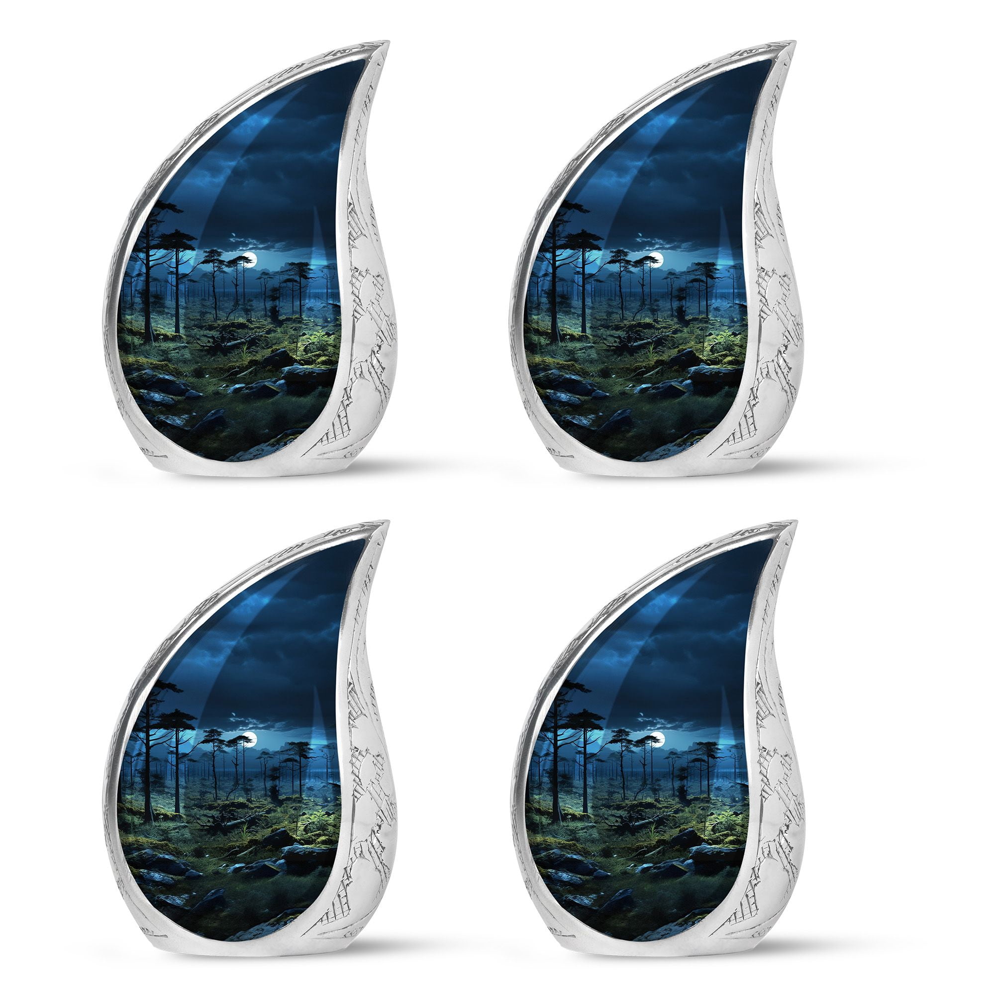 SUBSH Moonlit Forest Clearing - Urn For Ashes - Urn Adult Human Ashes ...