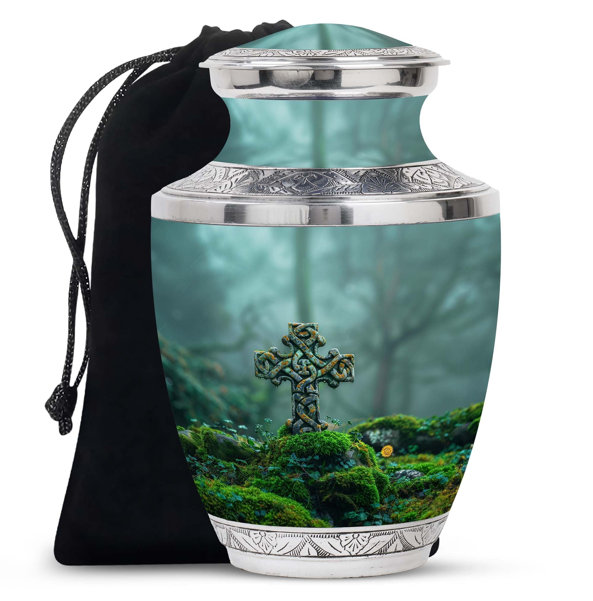SUBSH Mossy Solace - Urns for Human Ashes Adult Man - Urn for Ashes ...