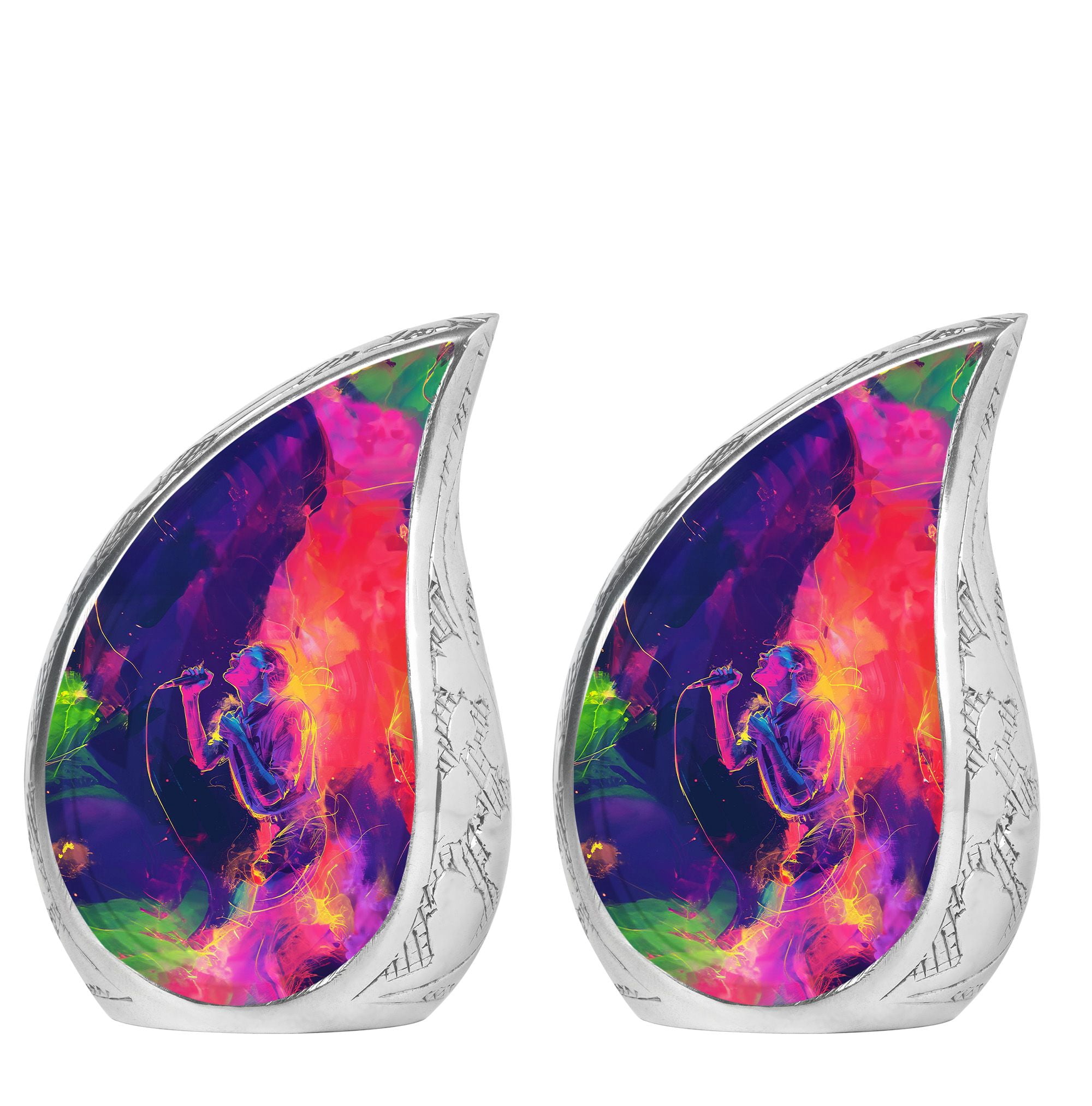 SUBSH Music Cremation Urns For Men - Small Funeral Urns - Burial Urns ...