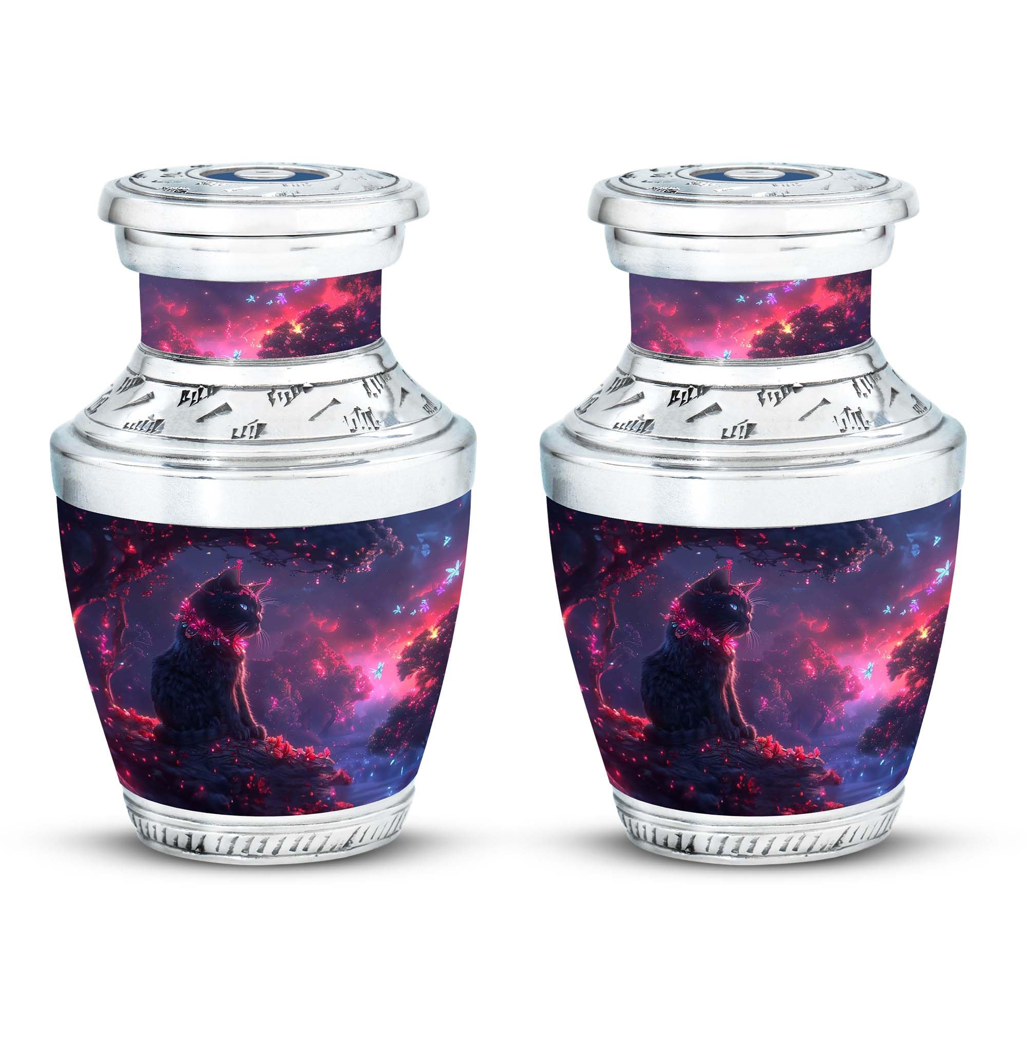 SUBSH Mystic Pet Urn Cat Urns for Ashes - Mini Urns for Ashes - Small ...