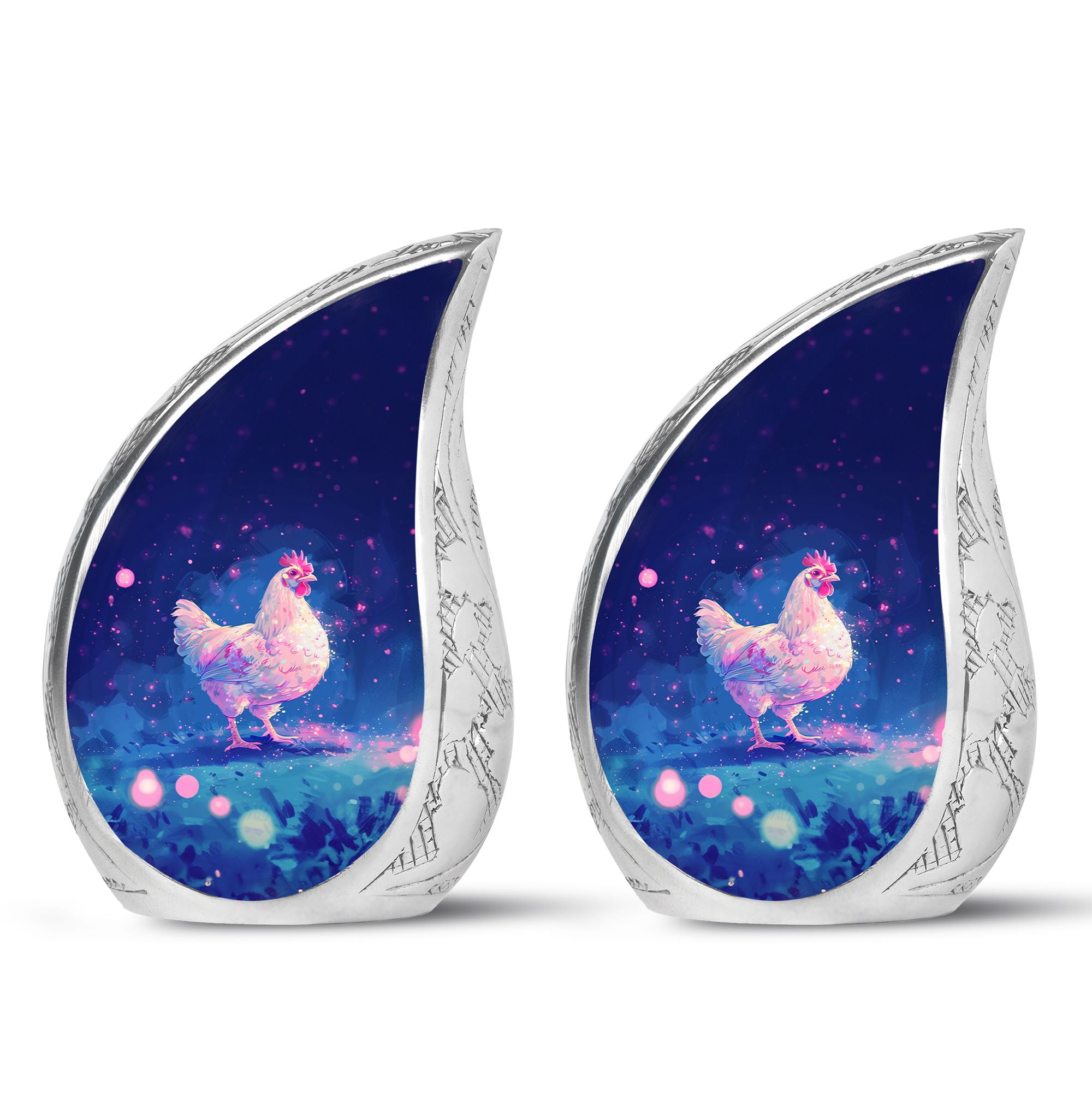 SUBSH Mystical Forest Rooster - Small Keepsake Cremation Urns - Funeral ...
