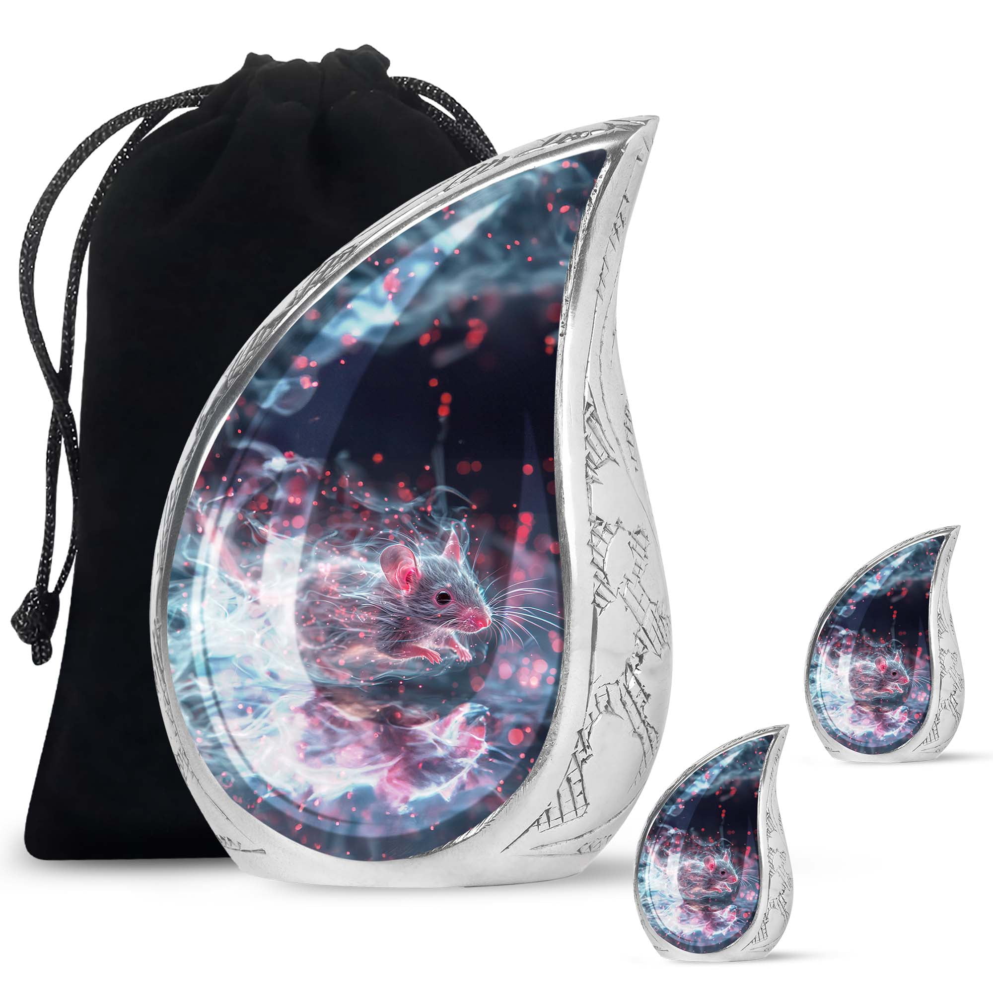 SUBSH Mystical Nebula Mouse - Cremation Urns For Men - Urn For Human ...