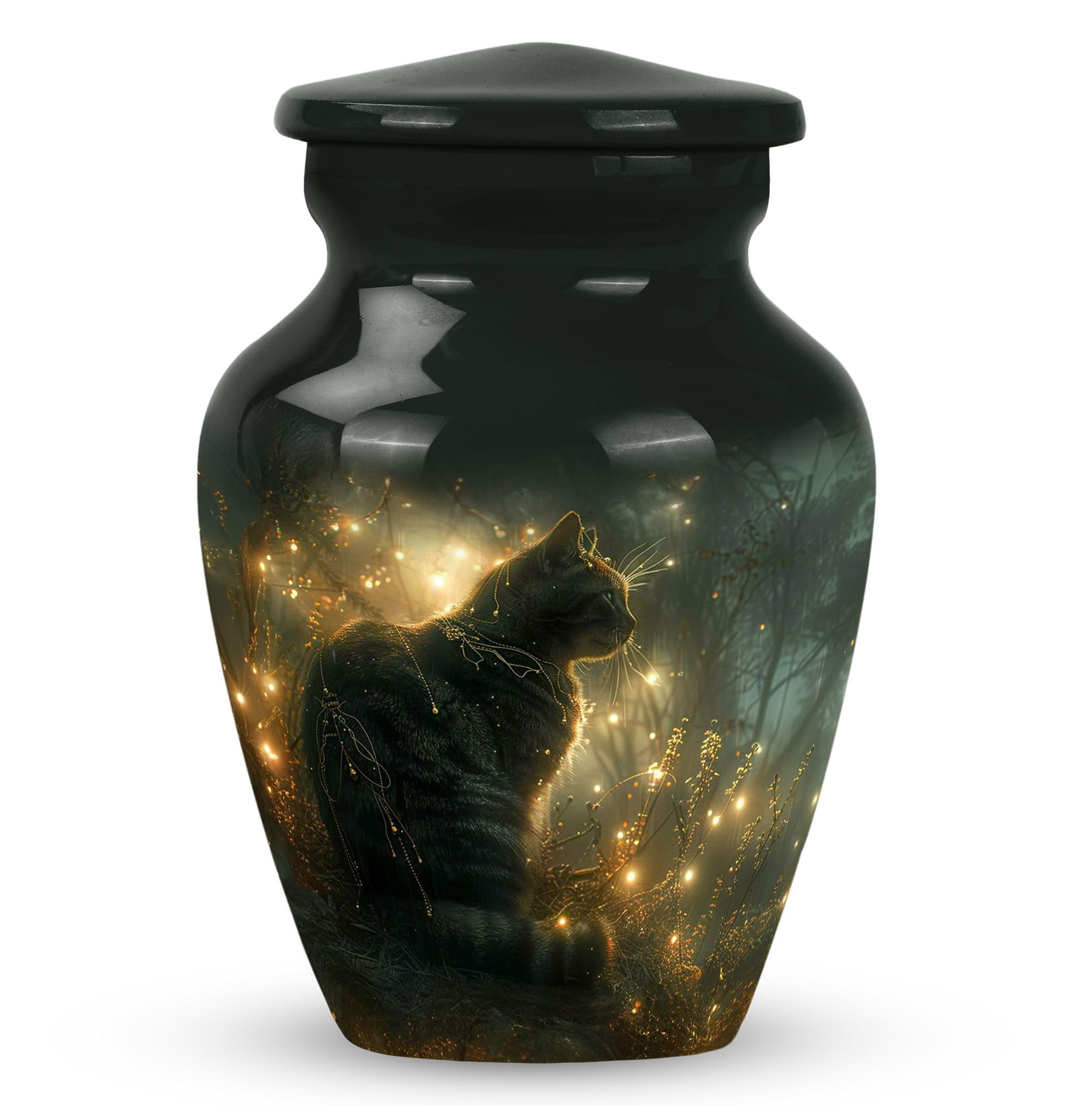 SUBSH Mystical Pet Urn Cat Urns for Ashes - Small Urn Keepsake - Urns ...