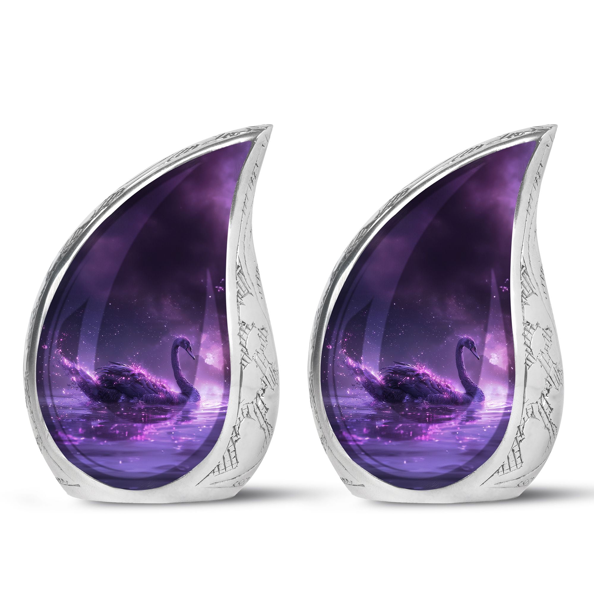 SUBSH Nebula Swan Elegance - Cremation Urn For Adults - Urns For Ashes ...