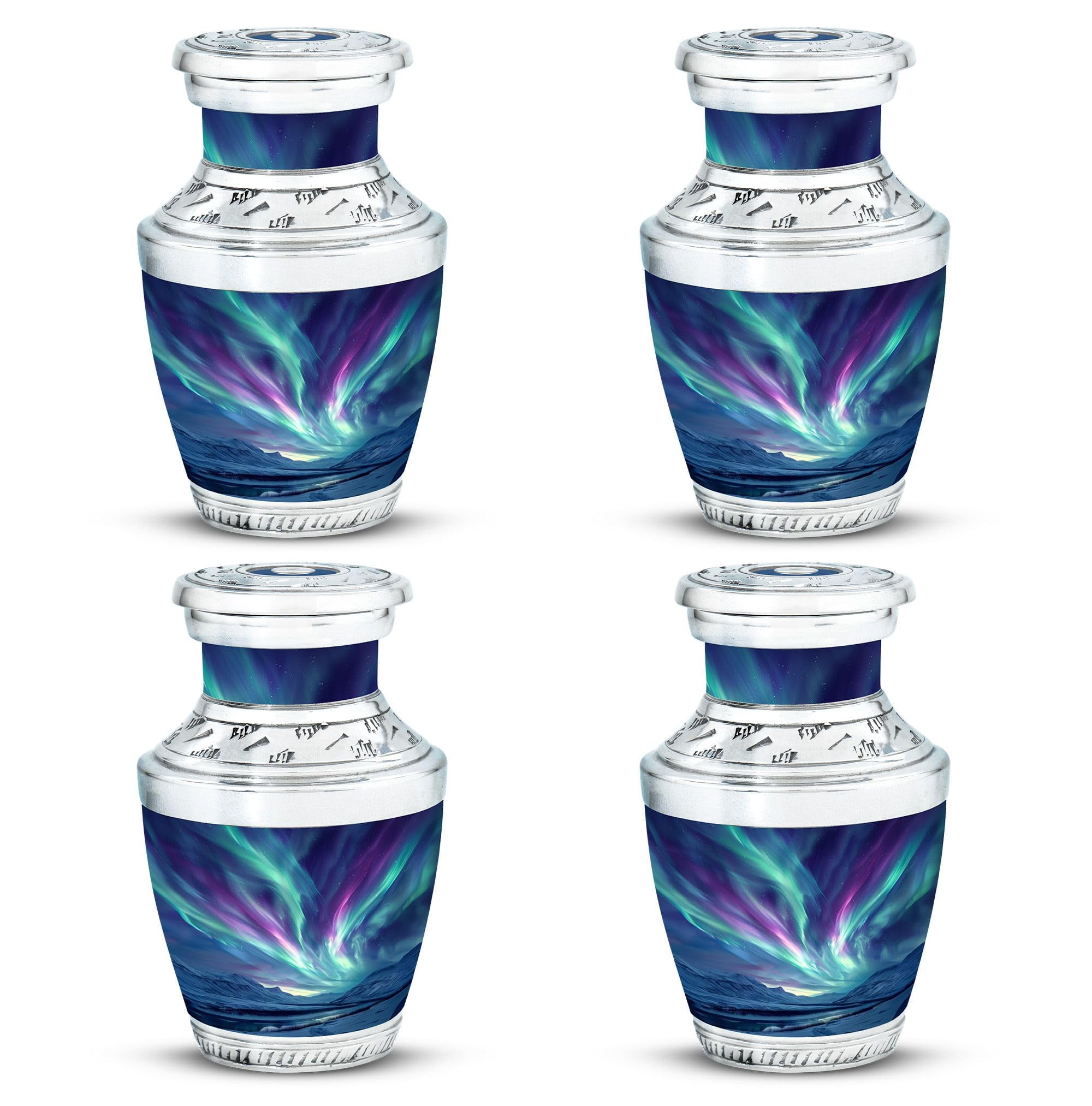 SUBSH Northern Light Urns - Small Funeral Urns - Funeral Urns for Human ...