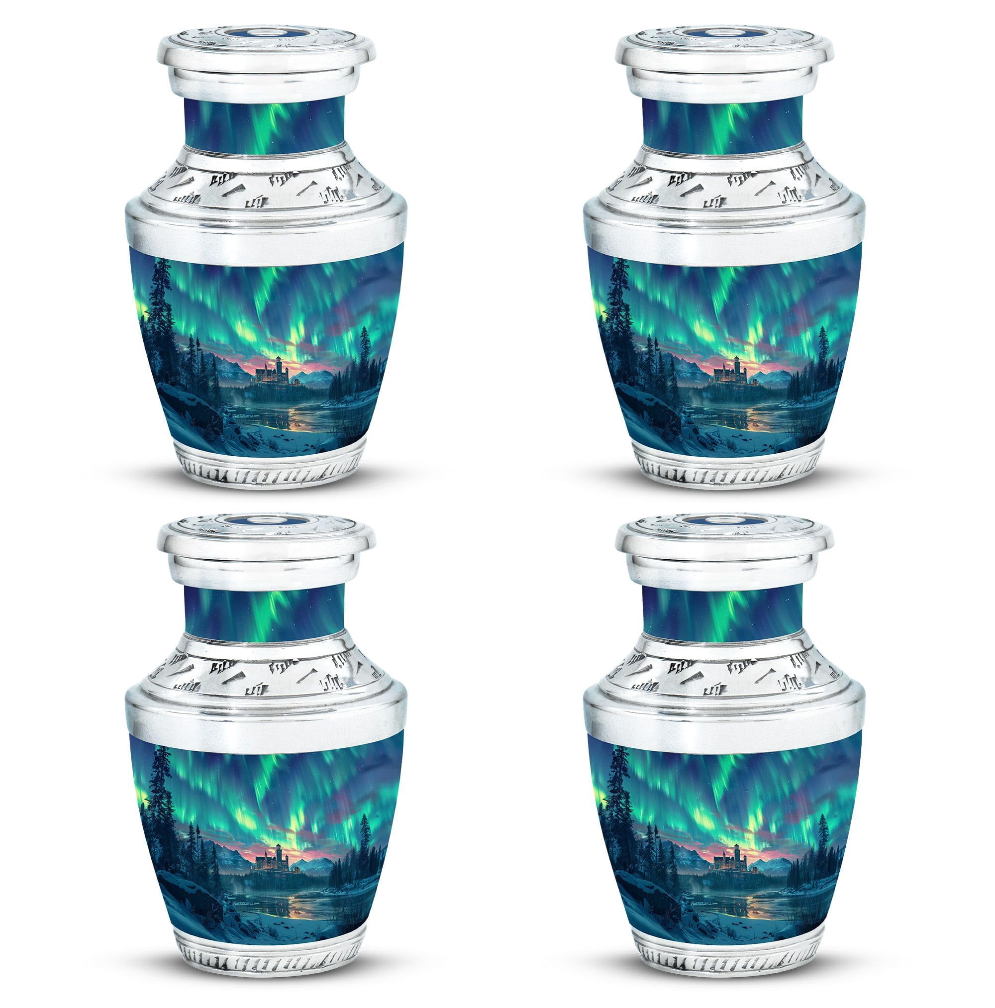 SUBSH Northern Light Urns - Small Urns for Mom - Cremation Urn for ...
