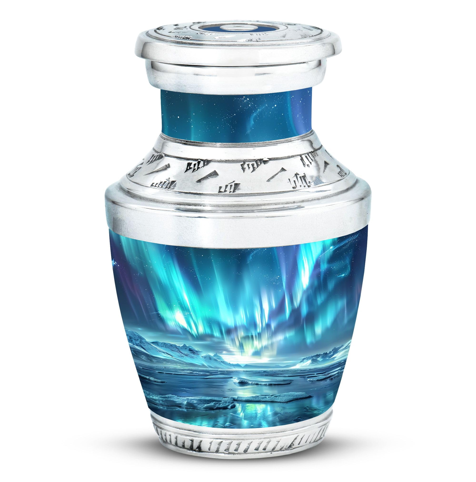 SUBSH Northern Lights Cremation Urn - Keepsake Urns for Dad - Ash ...