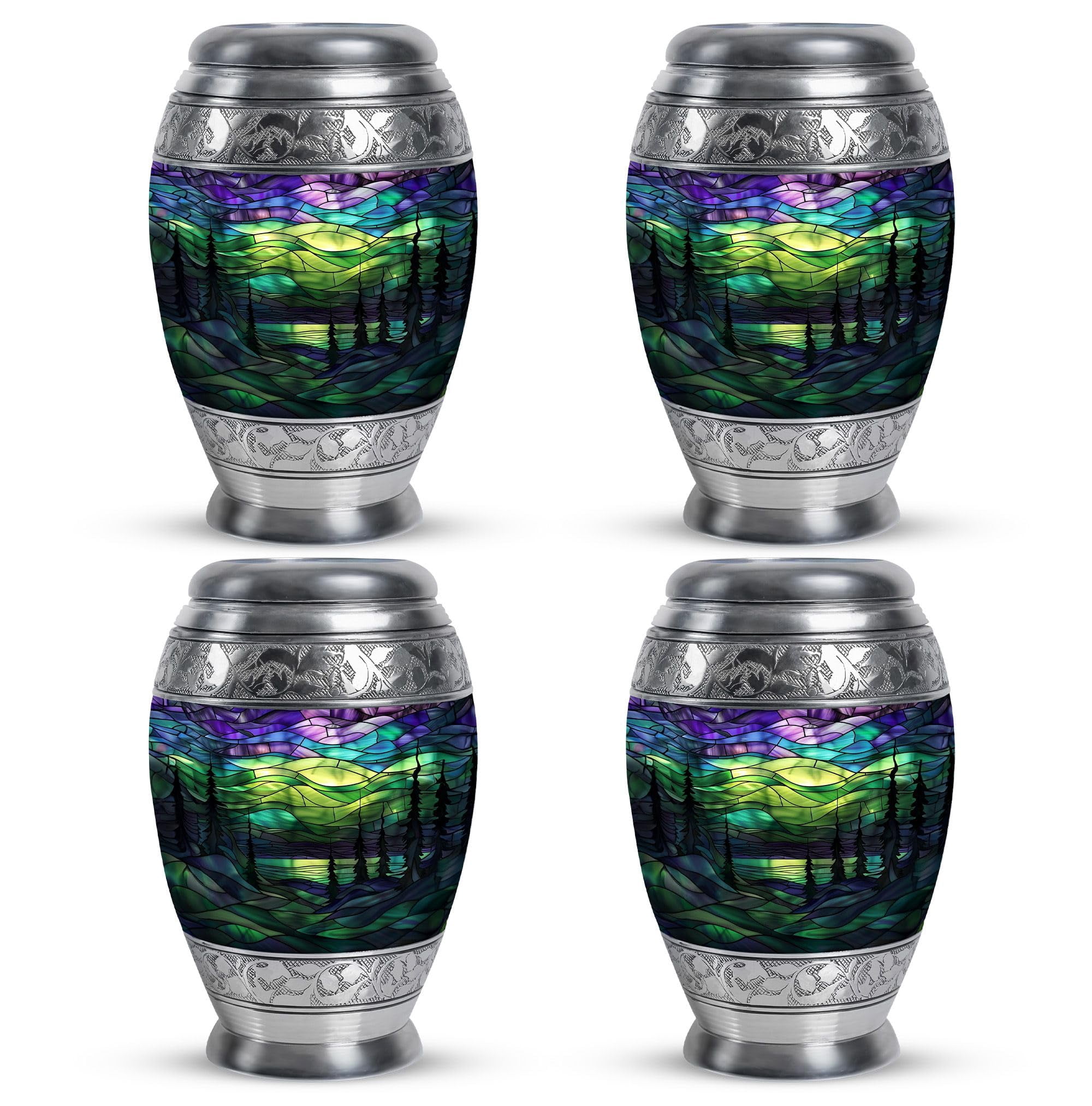 SUBSH Northern Lights Cremation Urns - Cremains Keepsake - Urns for ...