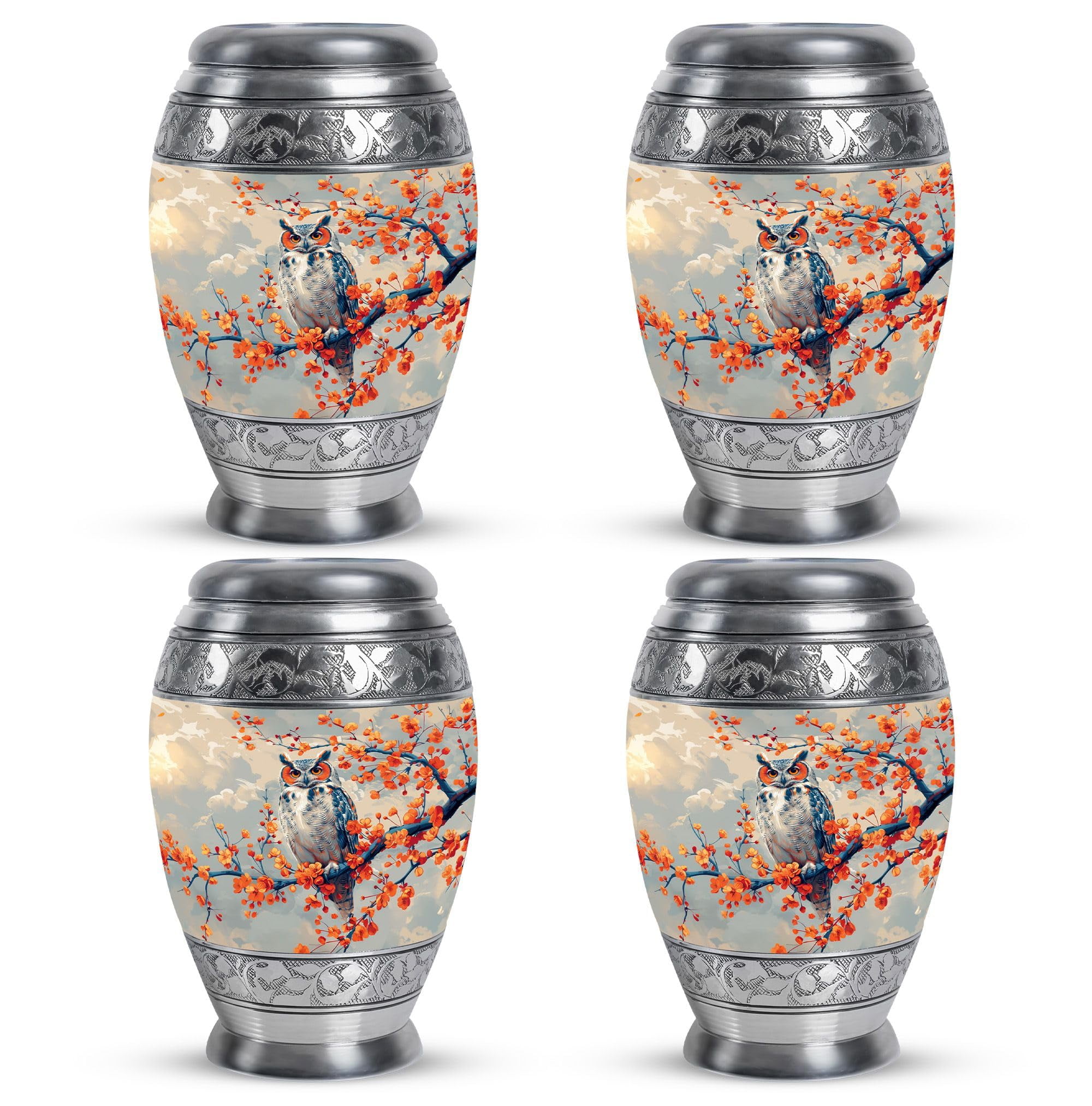 SUBSH Owl Urn for Ashes for Women - Mini Urns for Human Ashes - Funeral ...