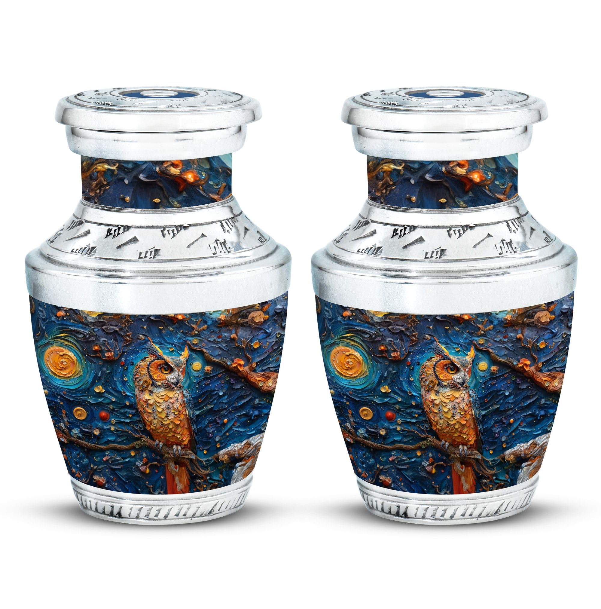 SUBSH Owl Urns for Human Ashes - Cremation Keepsakes for Ashes ...