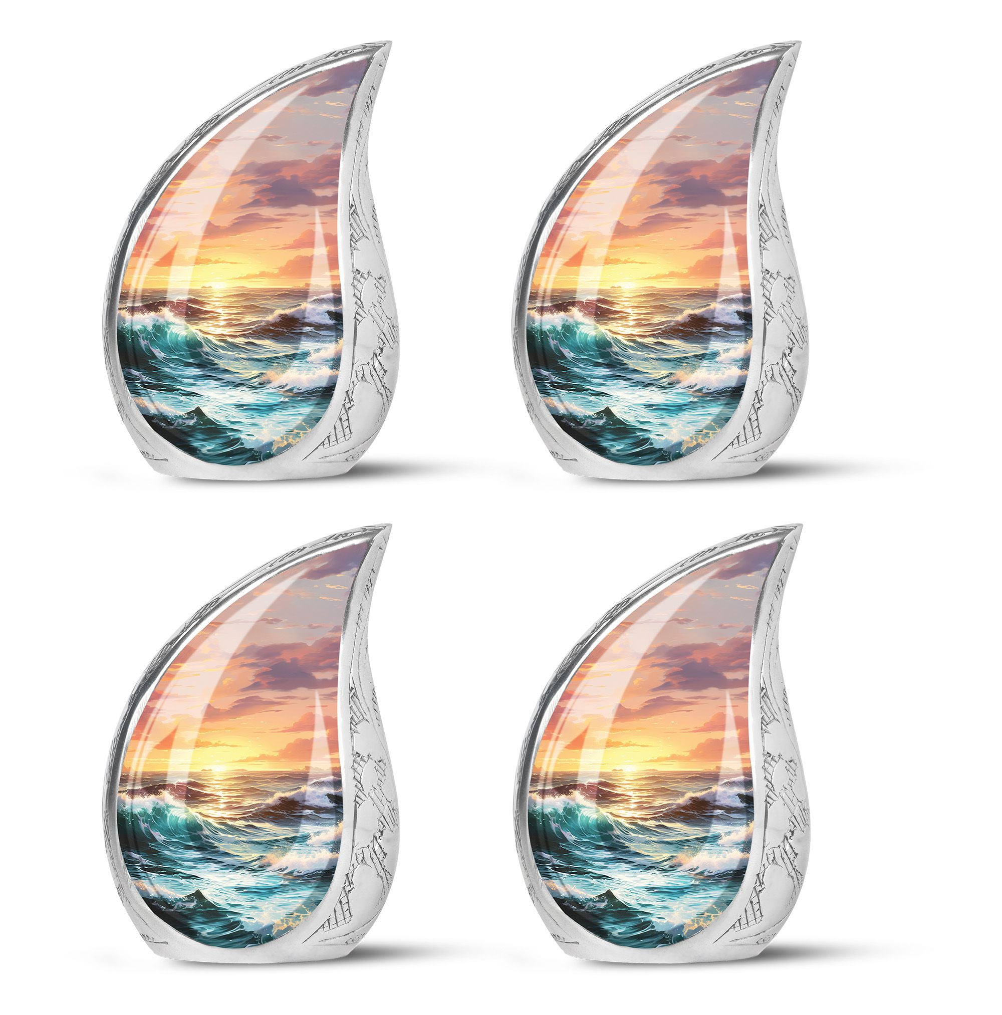 SUBSH Painting Of A Sunset - Burial Urns - Ashes Urns Human - Urn For ...