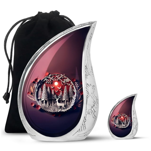 SUBSH Paper Cut Out Deer - Cremation Urns For Burial - Urns Cremation ...